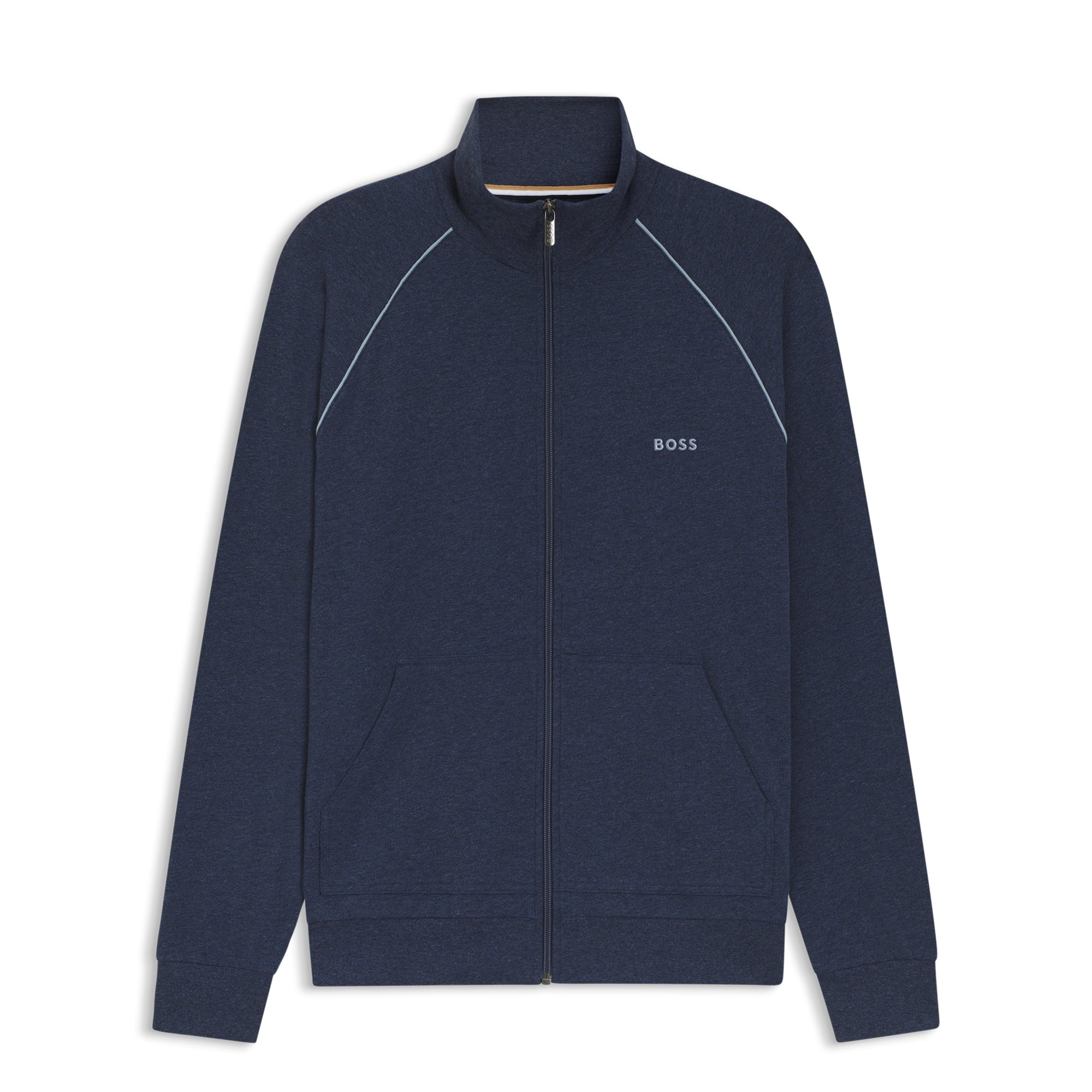 BOSS Mix&Match Full Zip Jacket FA25 - Navy Marl 460 - 50515307-460 ...
