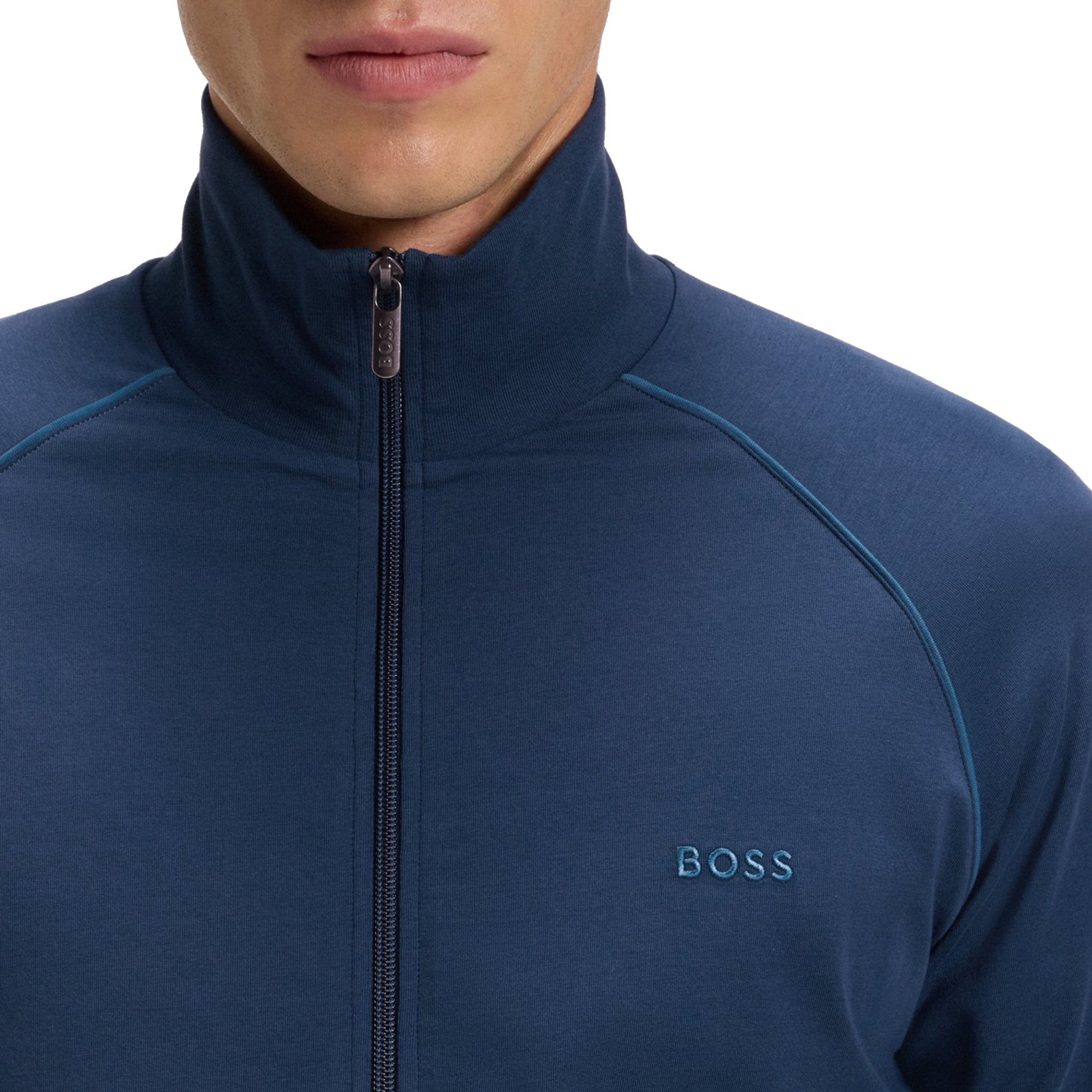 BOSS Mix&Match Full Zip Jacket WI25 - Yale Blue 480 - 50515307-480 ...
