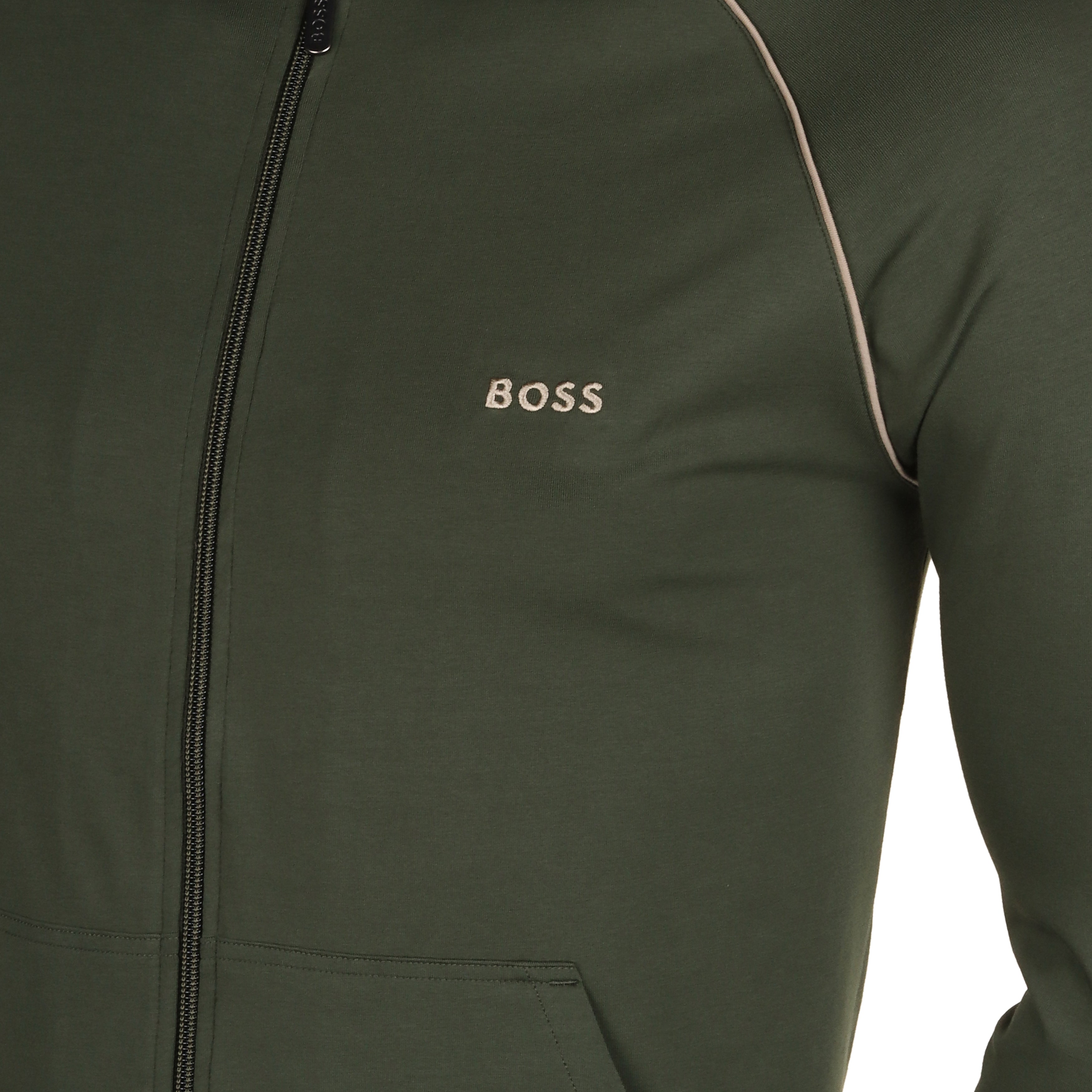 BOSS Mix&Match Hooded Jacket 50515313 Dark Green 305 | Function18
