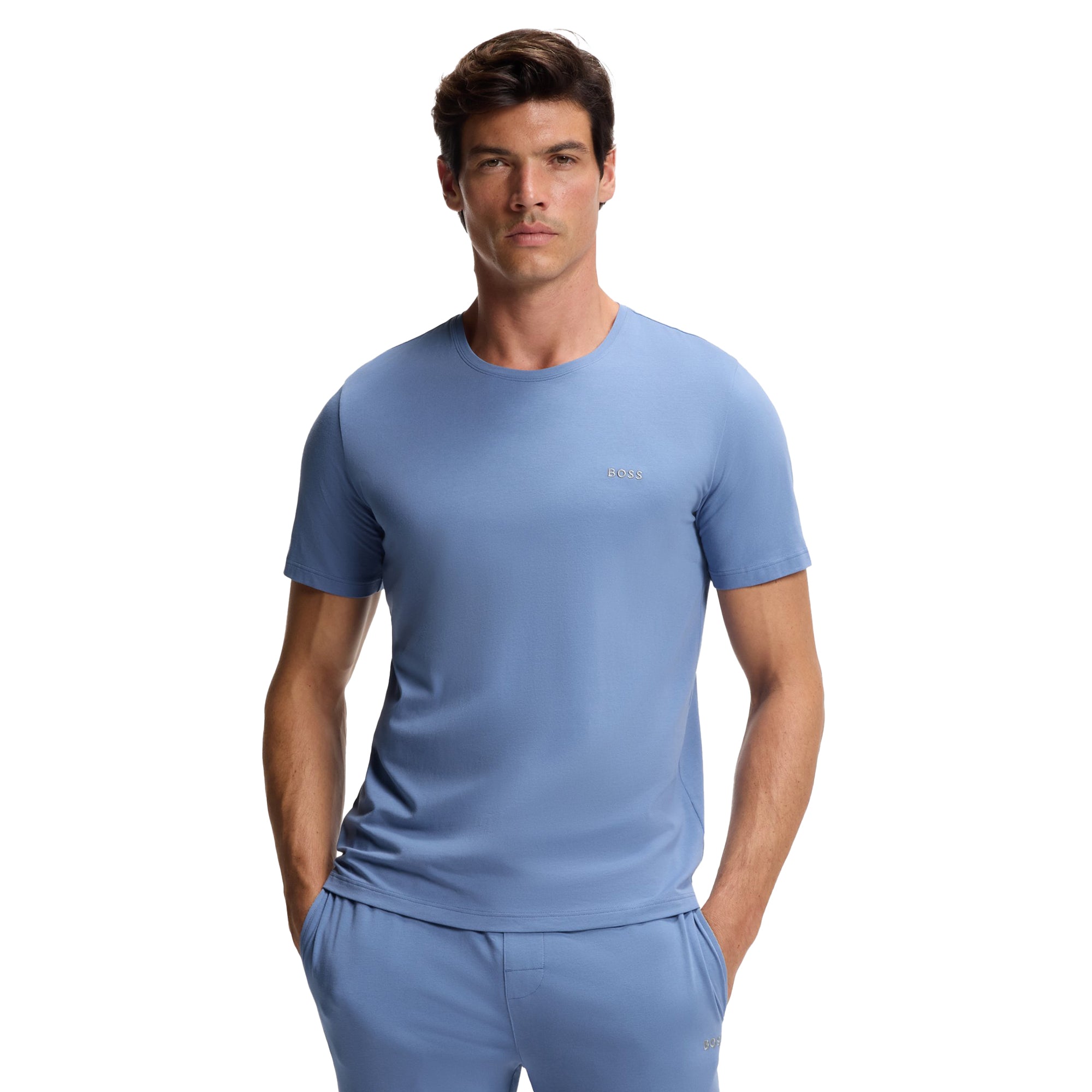 BOSS Mix&Match Tee Shirt SP26 - Steel Blue 459 - 50515312-459 - Function18