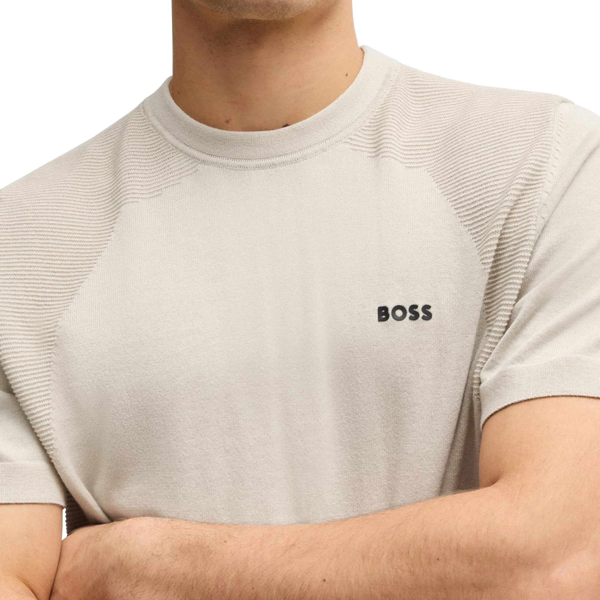 BOSS Momentum_Lite Tee Shirt SU25 50520683 Peyote 284 | Function18 ...