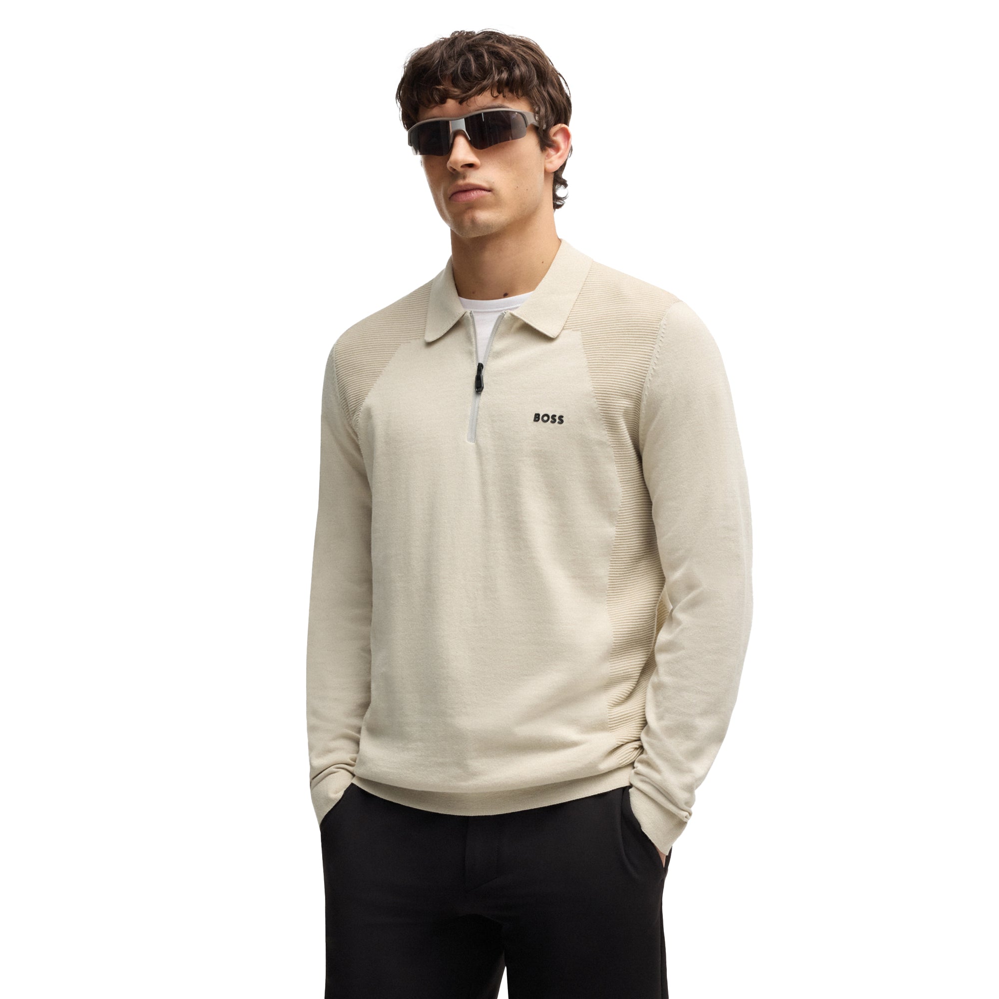 BOSS Momentum_Lite_PL24 Pullover SU25 - Peyote 284 - 50520604-284 ...
