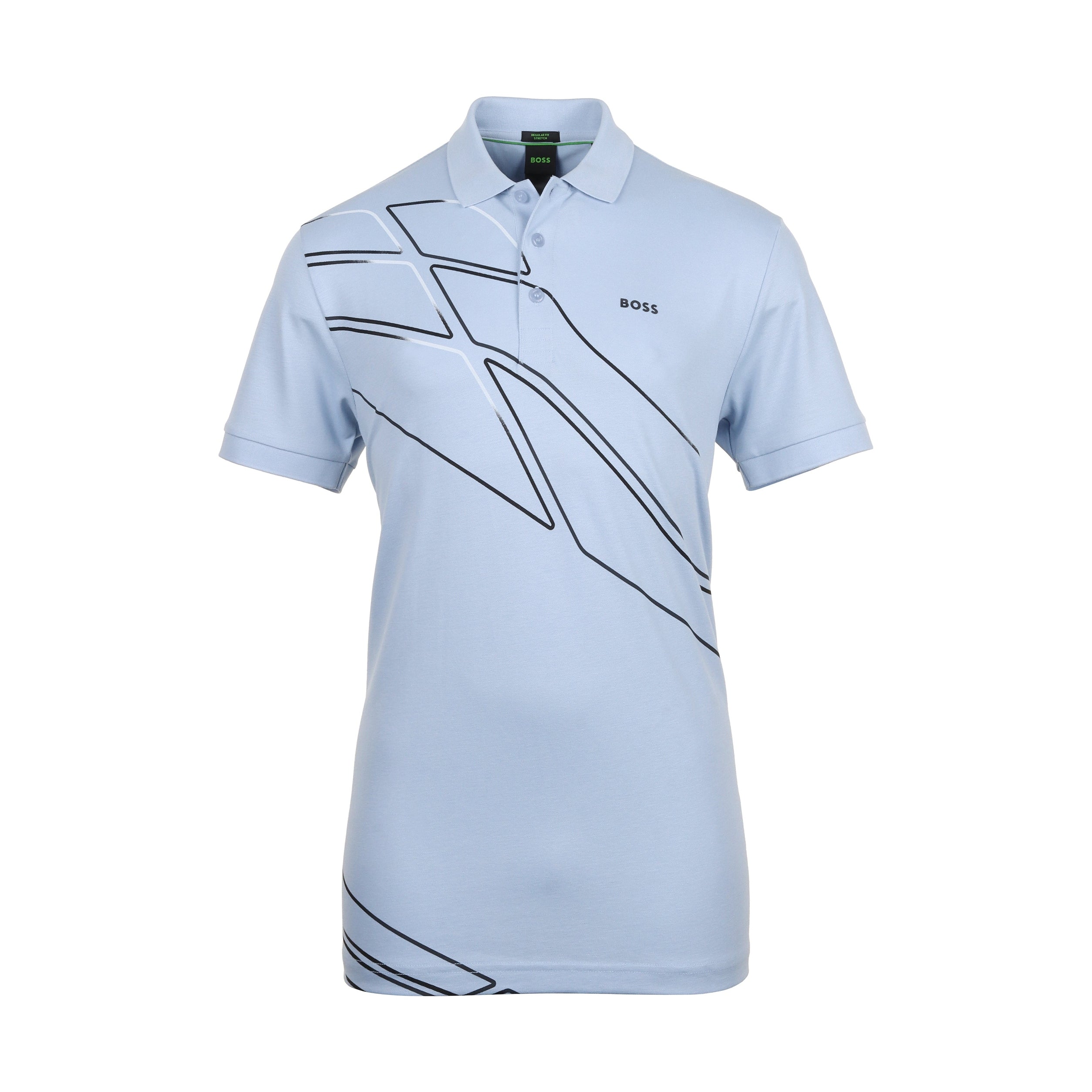 BOSS Paddy 3 Polo Shirt SU24 50512766 Kentucky Blue 527 | Function18