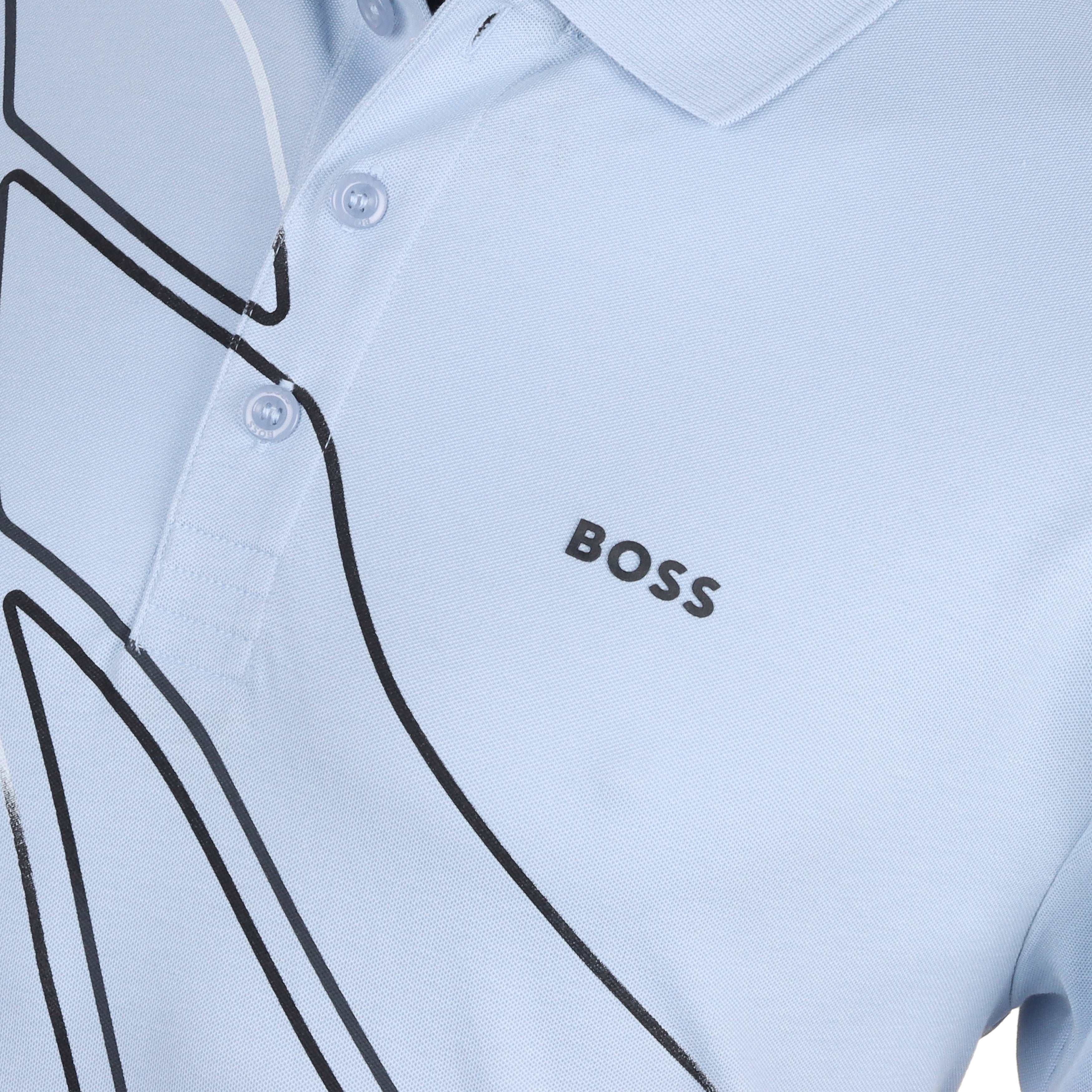BOSS Paddy 3 Polo Shirt SU24 50512766 Kentucky Blue 527 | Function18