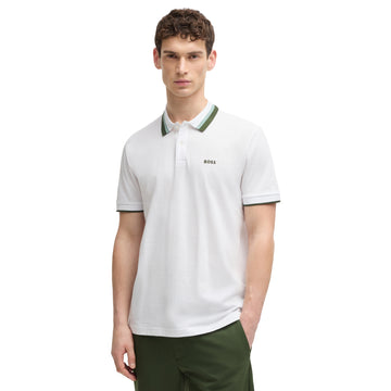 BOSS Paddy AP Heritage Polo Shirt SU25 - Black 001 - 50538101-001 ...