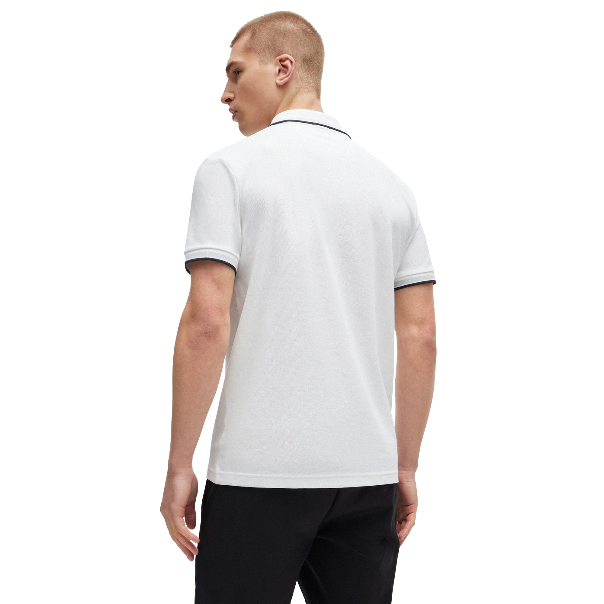 BOSS Paddy Polo Shirt FA25 - White 100 - 50469055-100 - Function18
