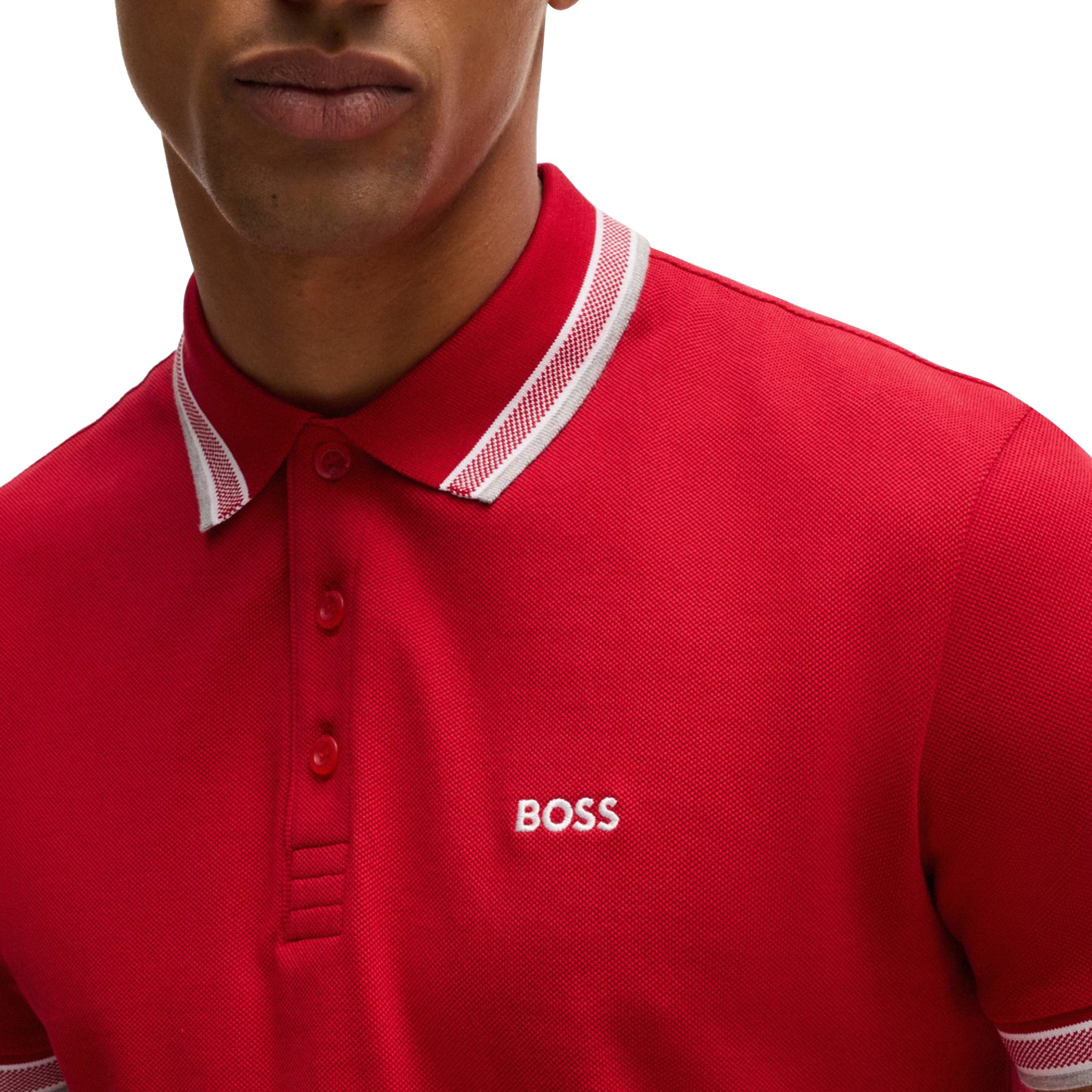 BOSS Paddy Polo Shirt FA25 - Medium Red 610 - 50469055-610 - Function18