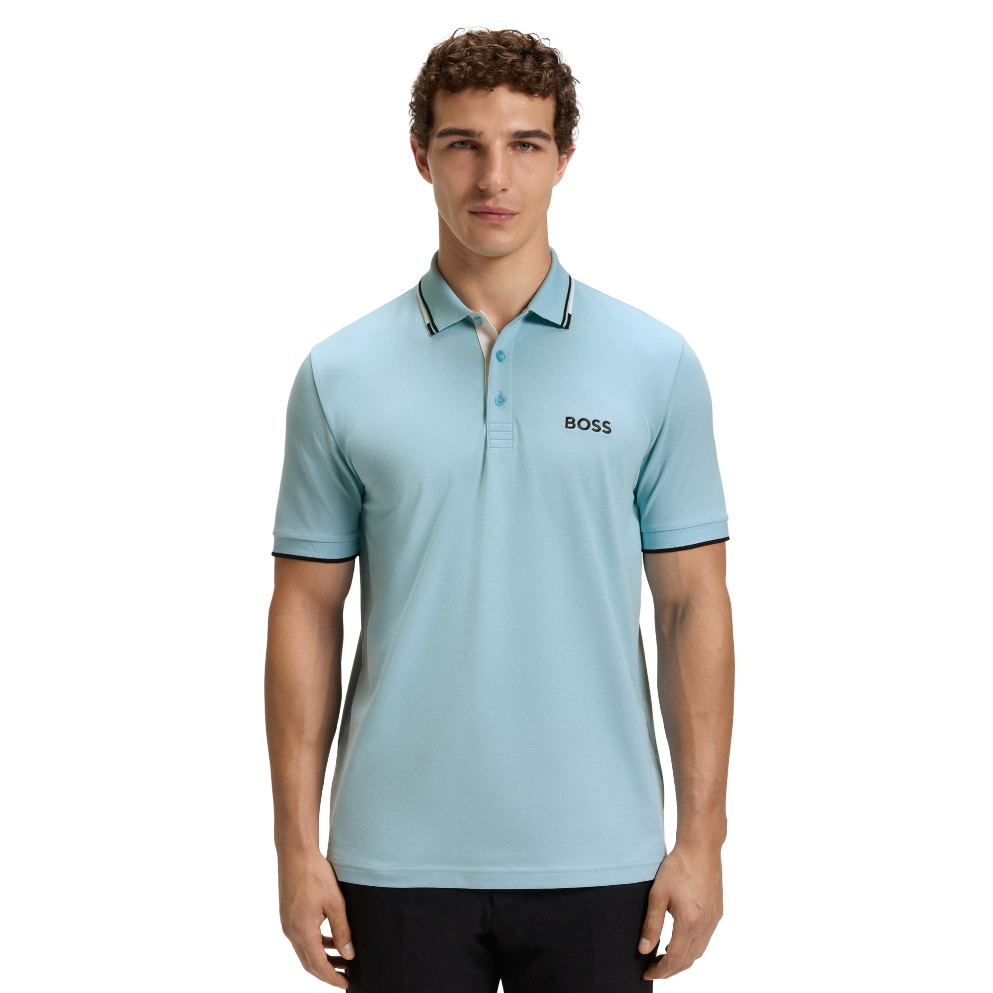 BOSS Paddy Pro Polo Shirt FA25 - Light Blue 455 - 50469102-455 - Function18