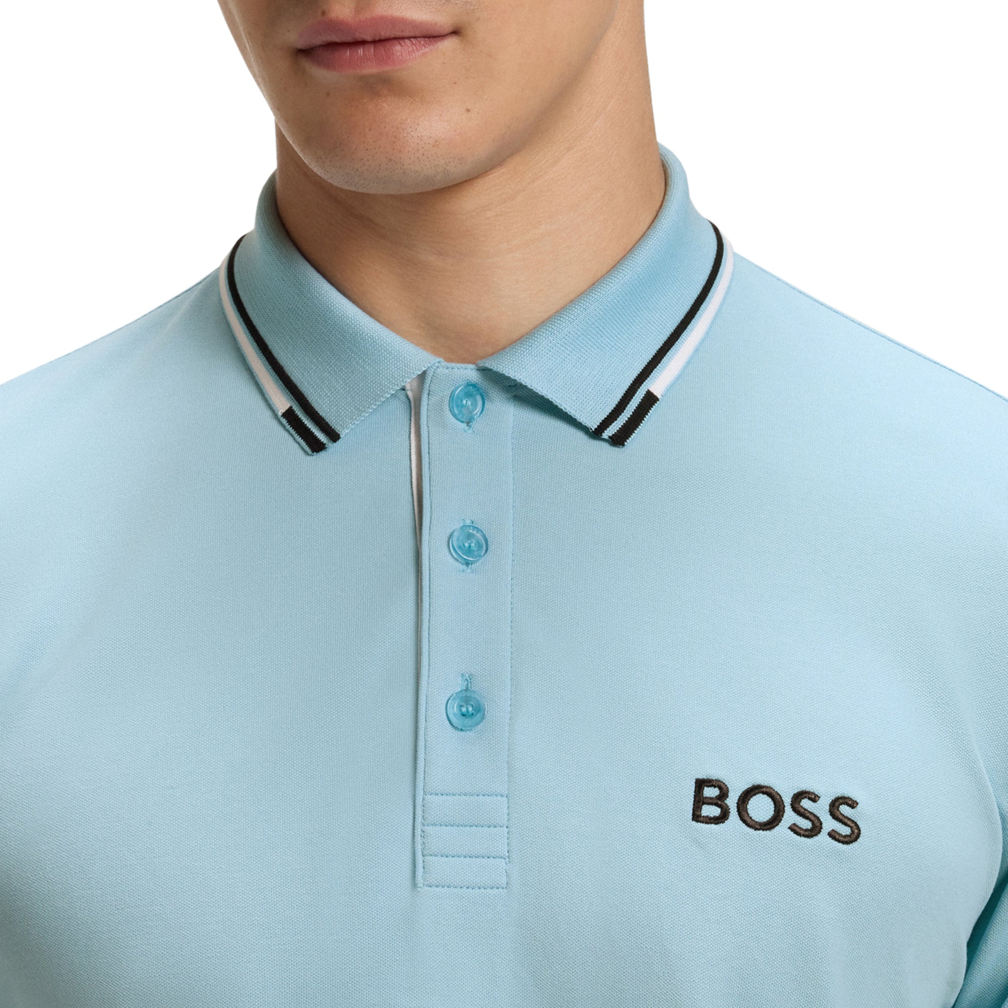 BOSS Paddy Pro Polo Shirt FA25 - Light Blue 455 - 50469102-455 - Function18