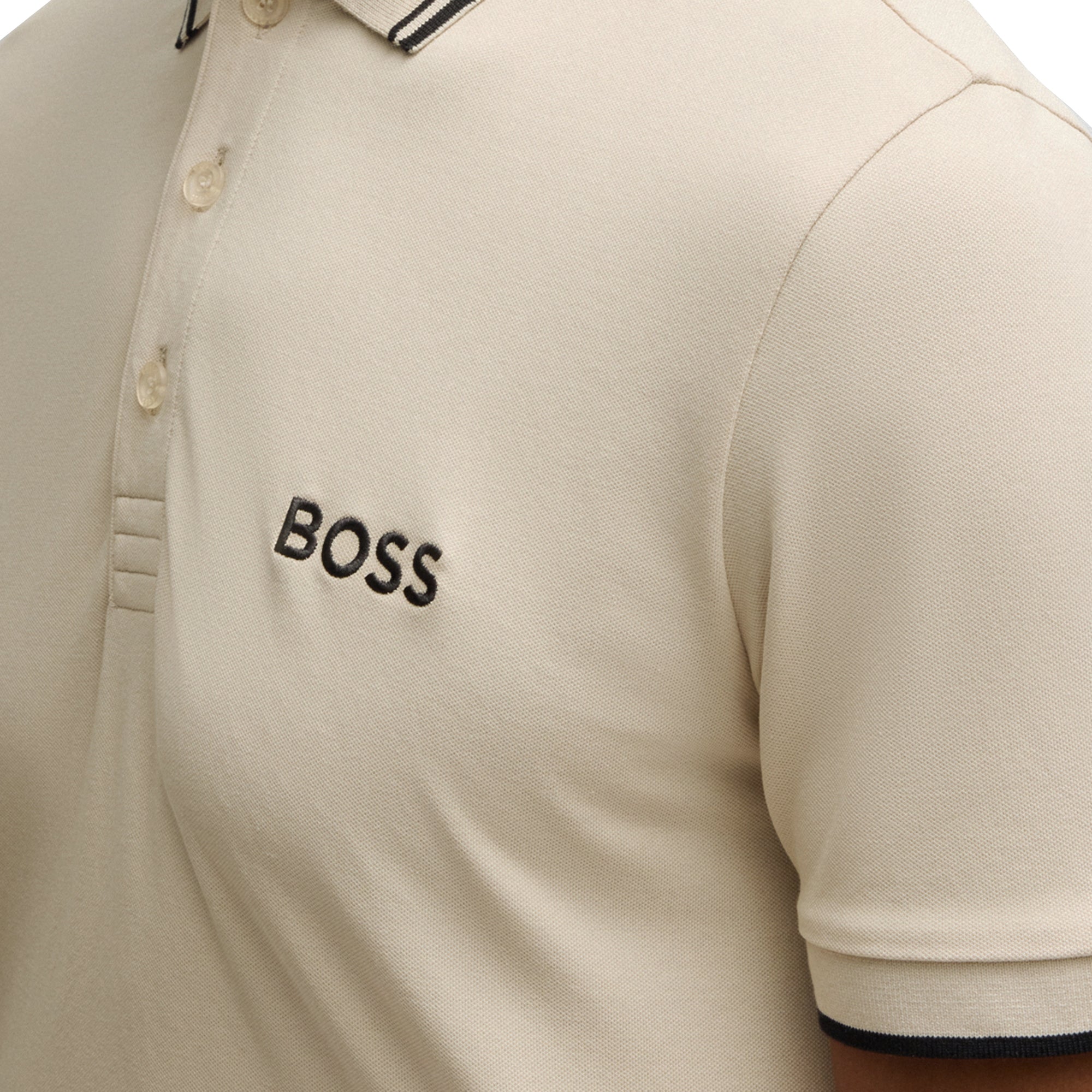 BOSS Paddy Pro Polo Shirt SP26 - Light Beige 272 - 50469102-272 ...