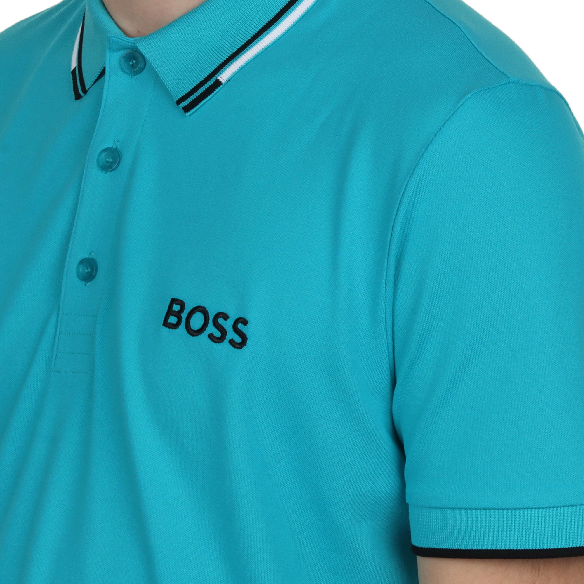 BOSS Paddy Pro Polo Shirt SU25 - Dark Cyan 450 - 50469102-450 ...