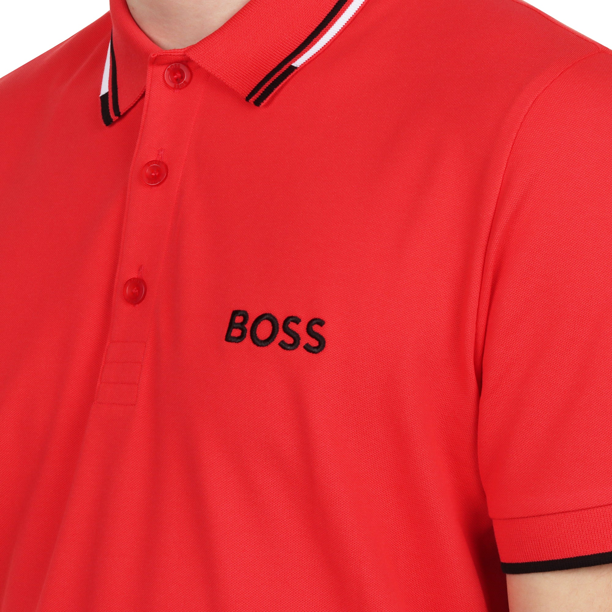 BOSS Paddy Pro Polo Shirt SU25 - Bright Red 641 - 50469102-641 ...