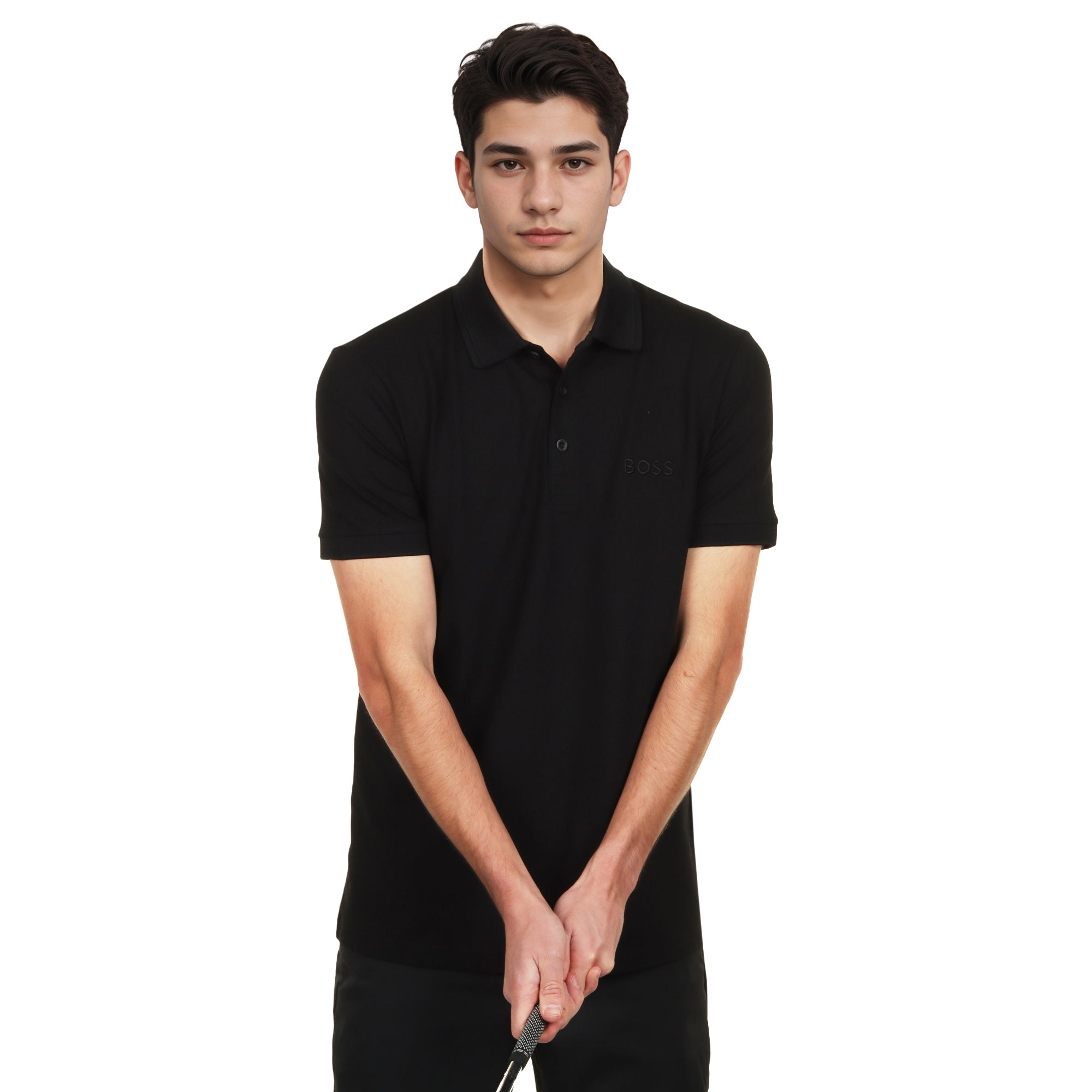 BOSS Paddy Pro Polo Shirt WI25 - Black 014 - 50469102-014 - Function18