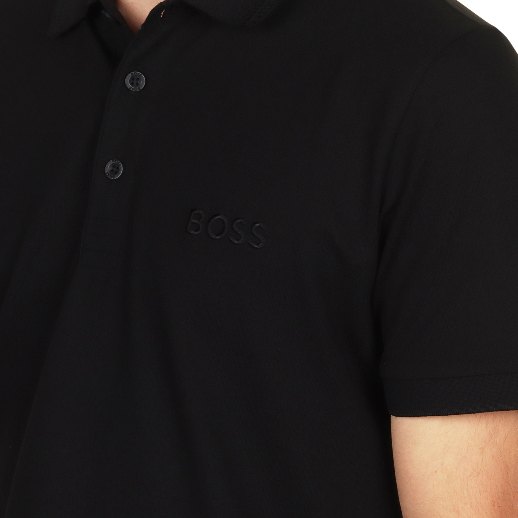 BOSS Paddy Pro Polo Shirt WI25 - Black 014 - 50469102-014 - Function18