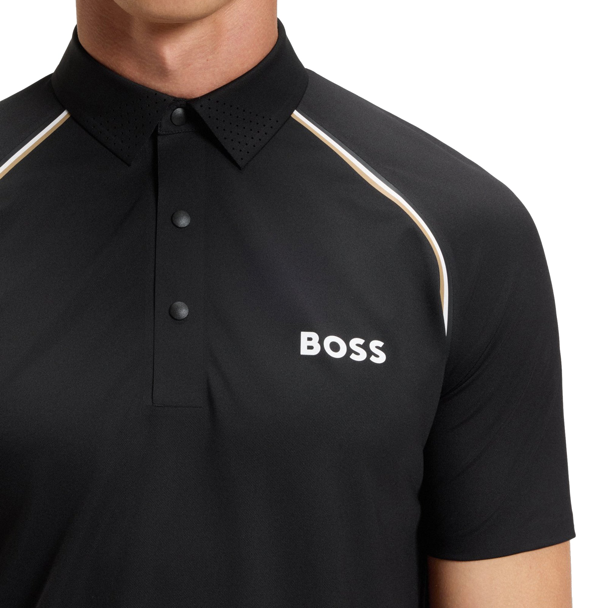 BOSS Patteo TOC Polo Shirt - Black 001 - 50543333-001 - Function18