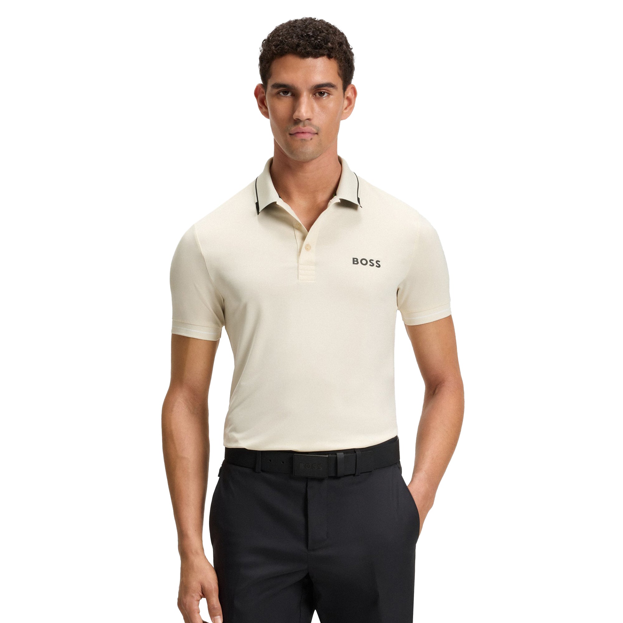 BOSS Paul Pro Polo Shirt WI25 - Light Beige 131 - 50506203-131 - Function18