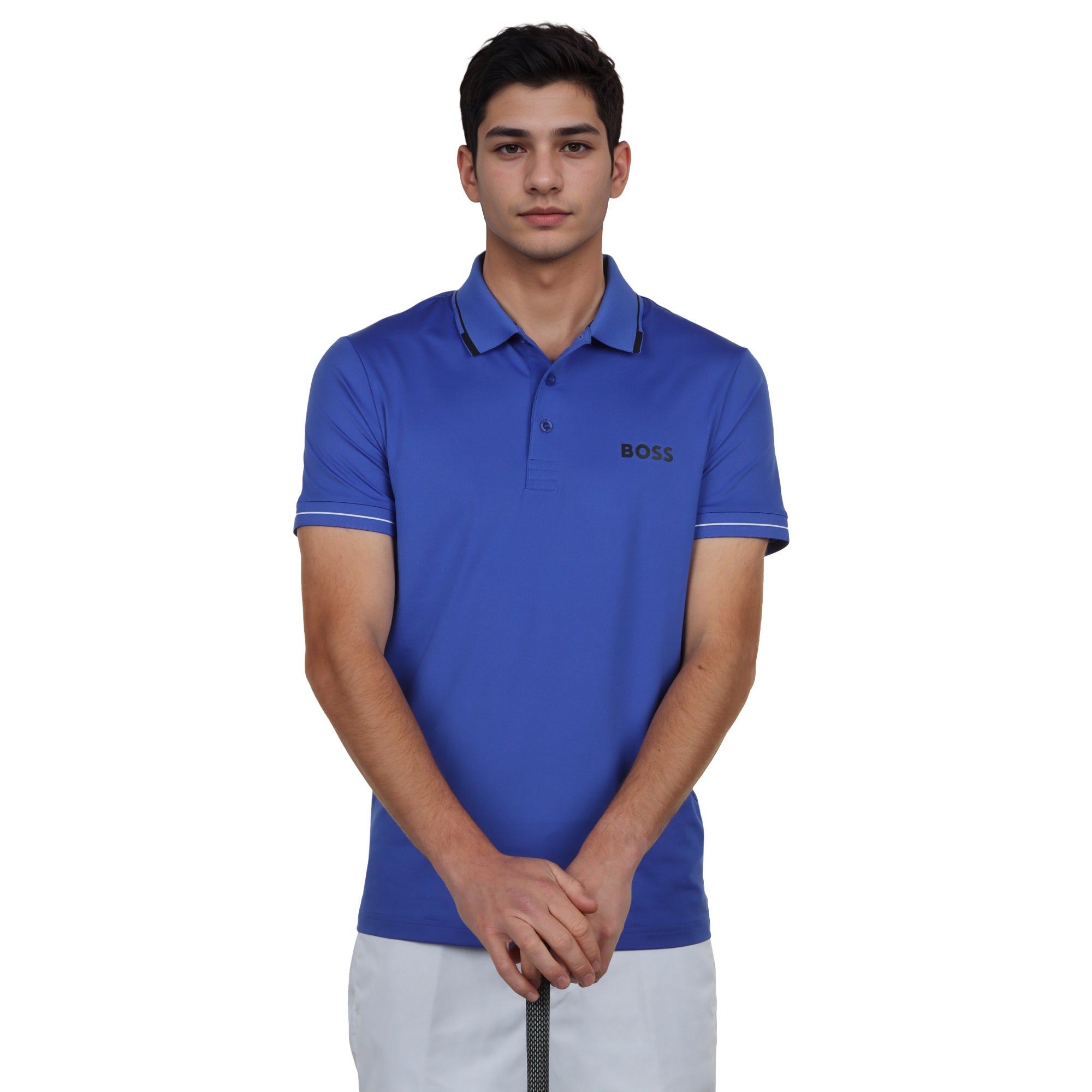 BOSS Paul Pro Polo Shirt WI25 - Dazzling Blue 422 - 50506203-422 ...