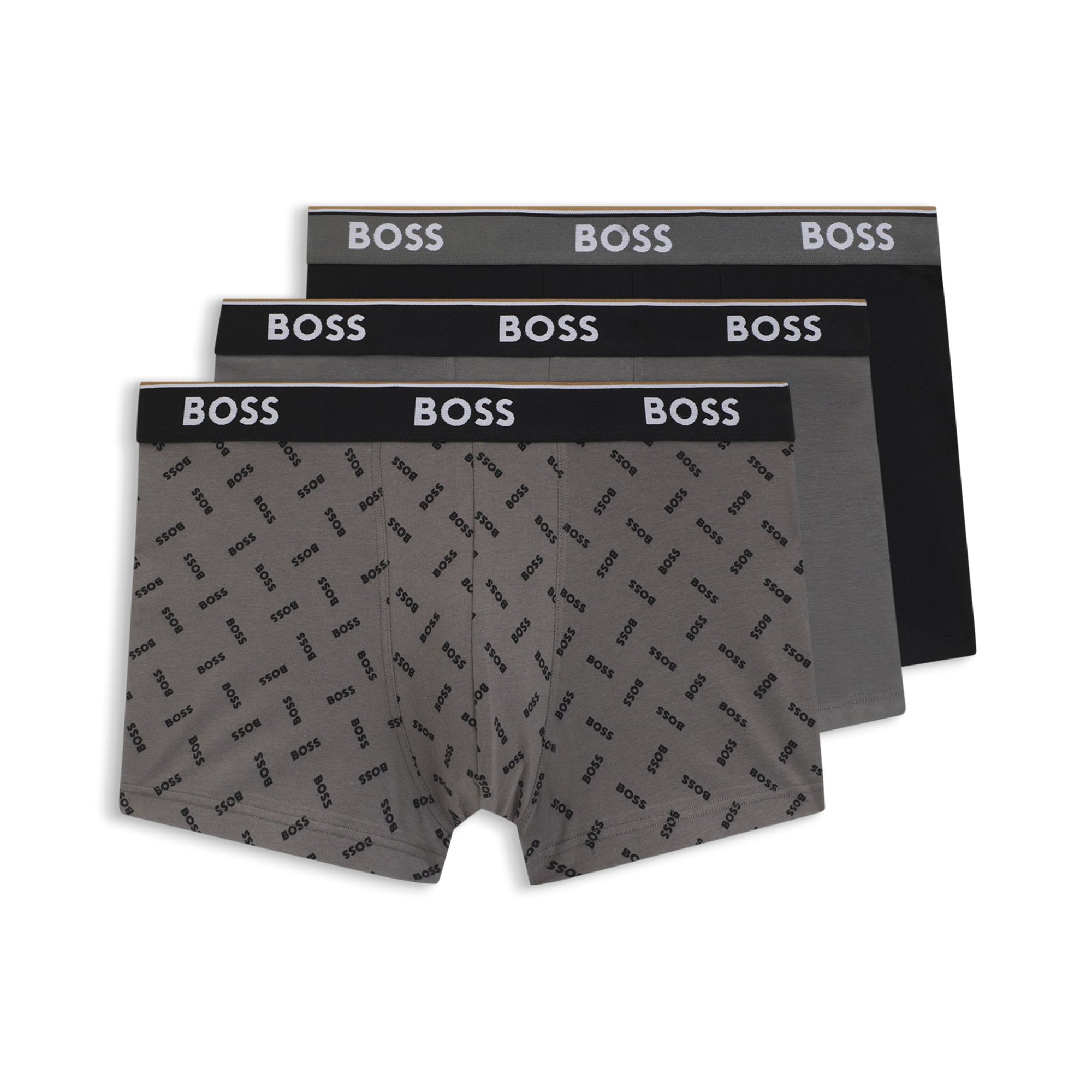 BOSS Power Design Trunk 3-Pack - Grey 060 - 50554443-060 - Function18