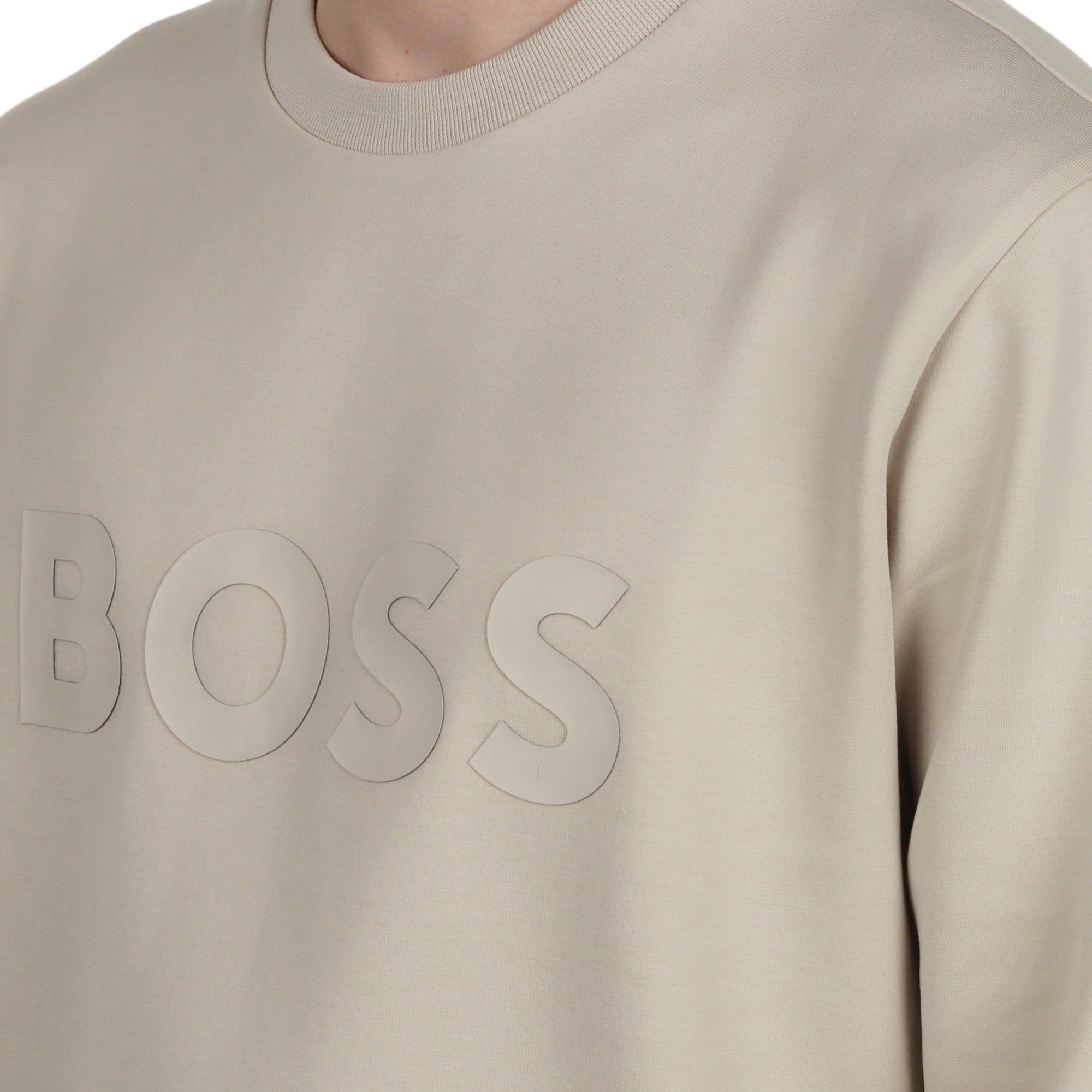 BOSS Salbo Crew Neck Sweater SU25 - Peyote 284 - 50506119-284 ...