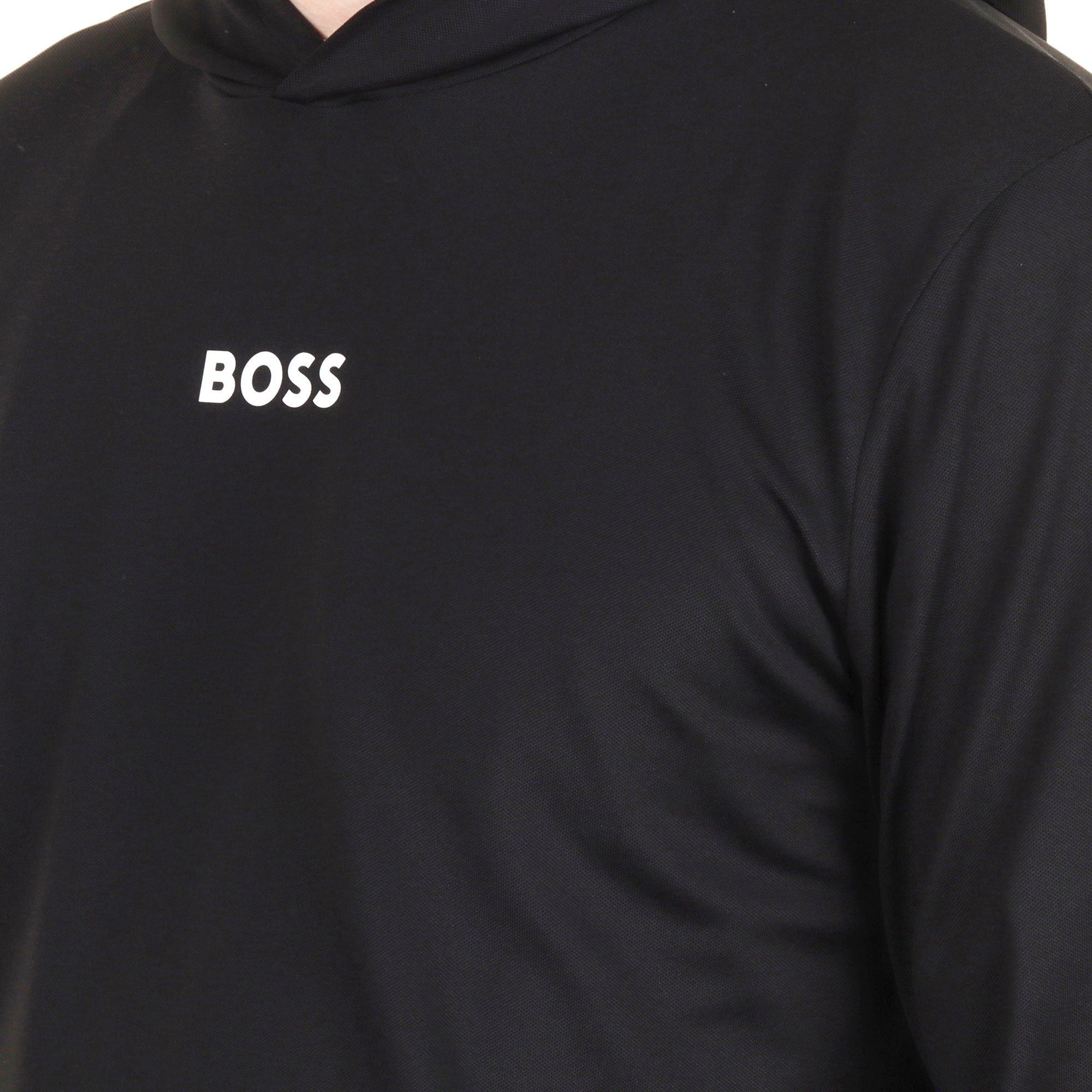 BOSS Scott Hooded Pullover SU25 - Black 001 - 50540879-001 - Function18 ...