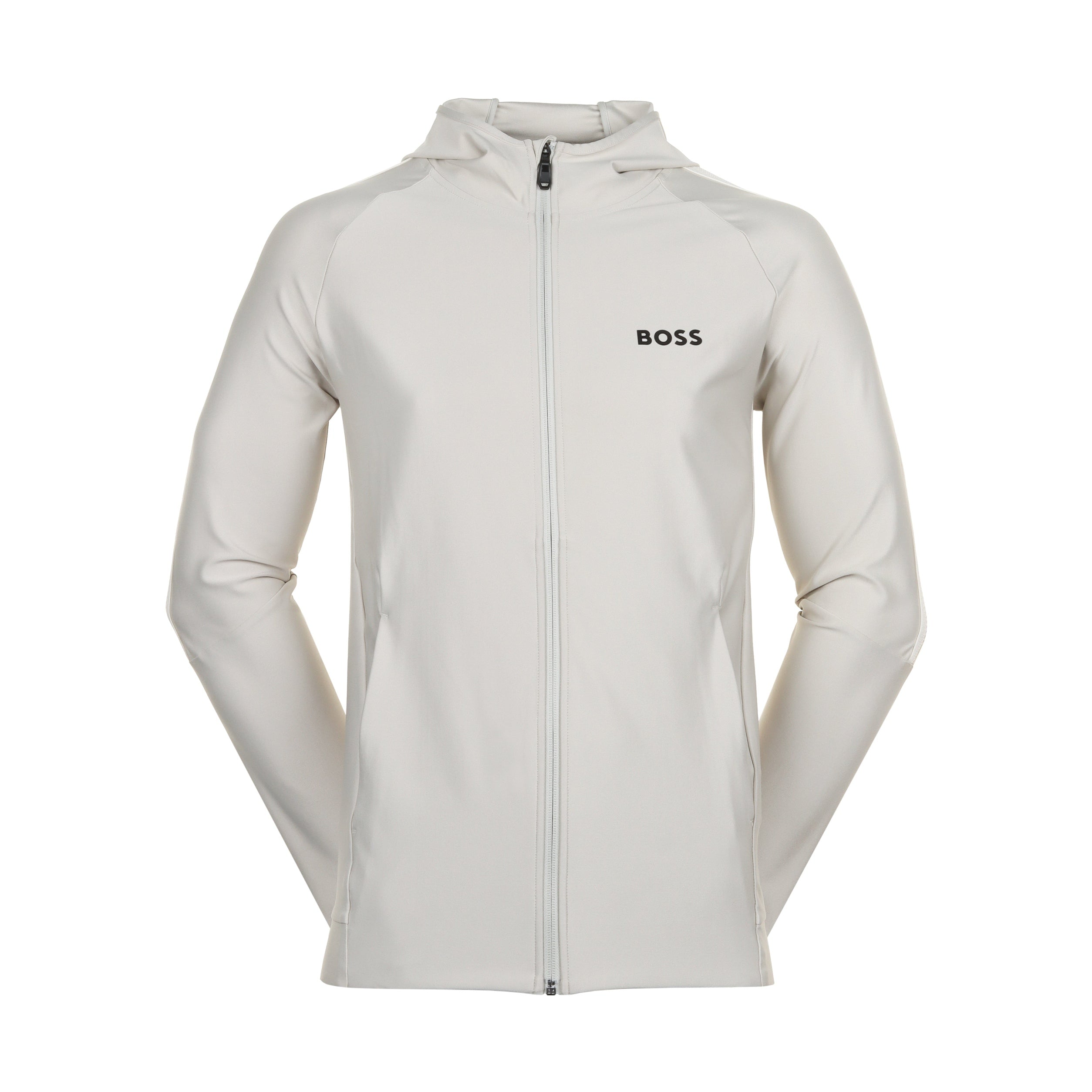 BOSS Sicon MB 2 Full Zip Hooded Mid Layer 50506162 Light Beige 271 ...