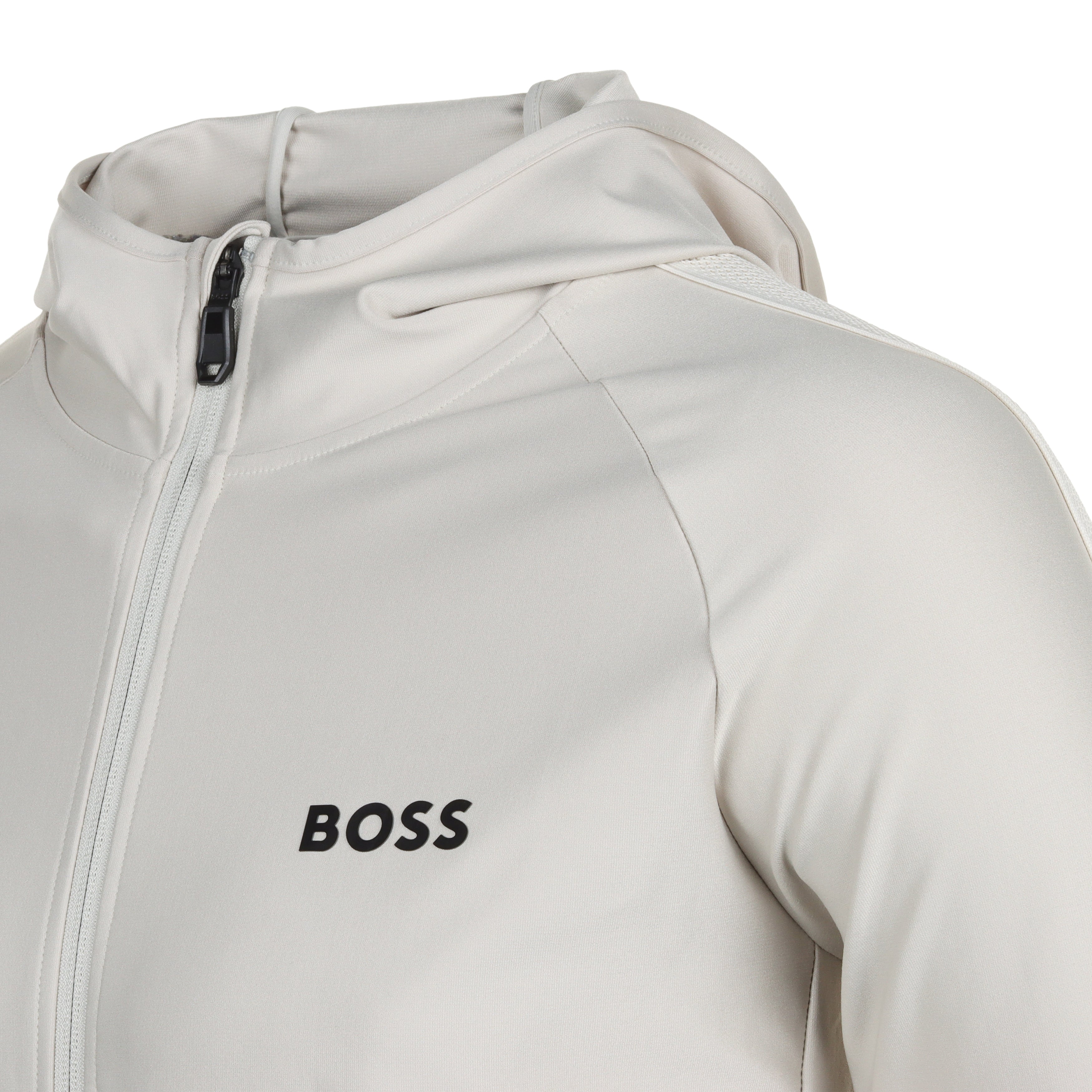 BOSS Sicon MB 2 Full Zip Hooded Mid Layer 50506162 Light Beige 271 ...