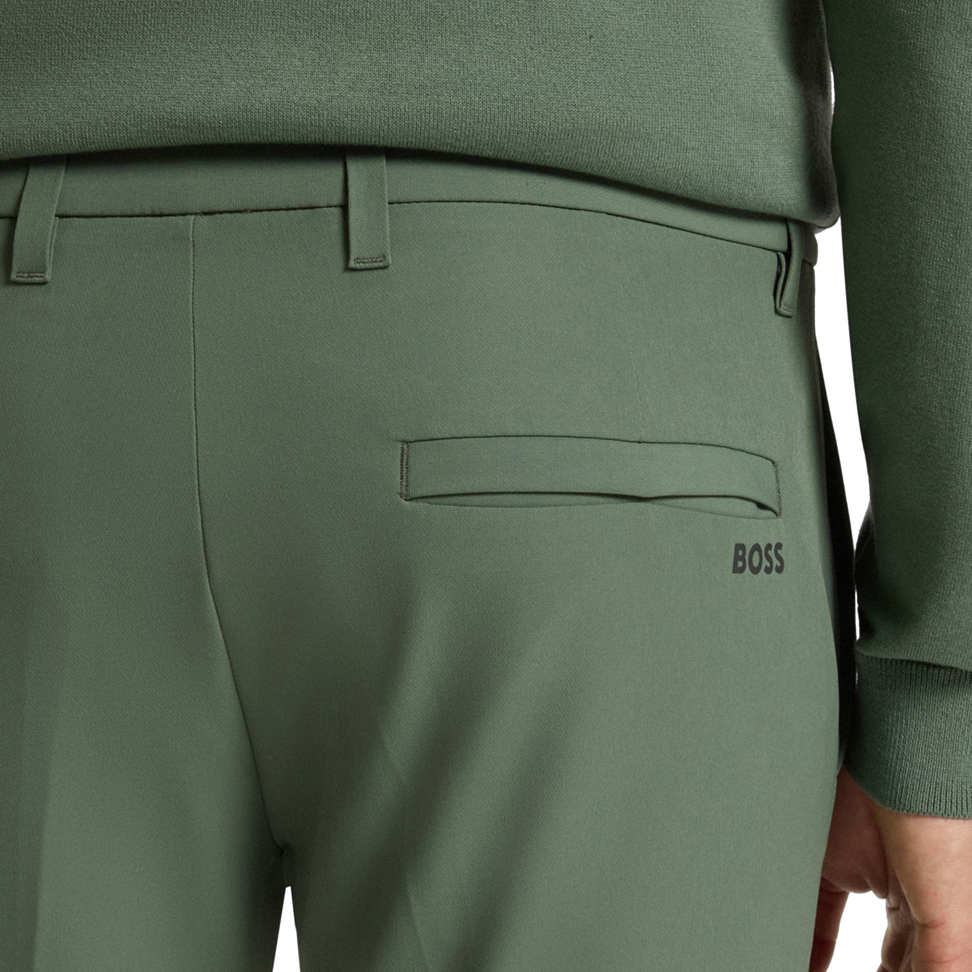 BOSS T_Commuter-Slim Golf Trousers WI25 - Sage Green 358 - 50534303-358 ...