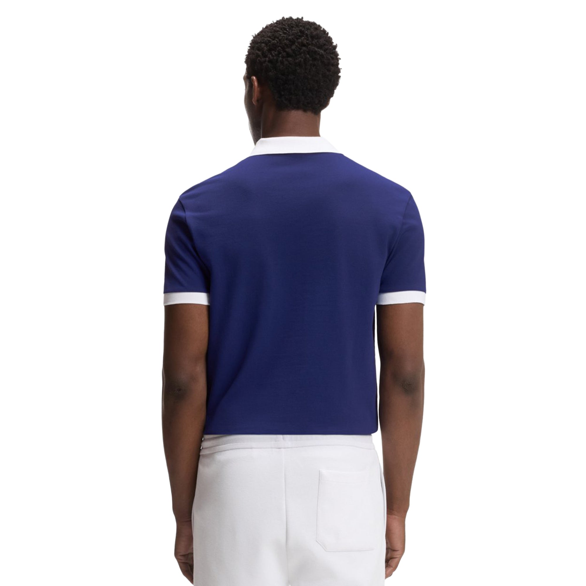 BOSS World Cup Lux Polo Shirt - Medium Blue 421 - 50559263-421 - Function18