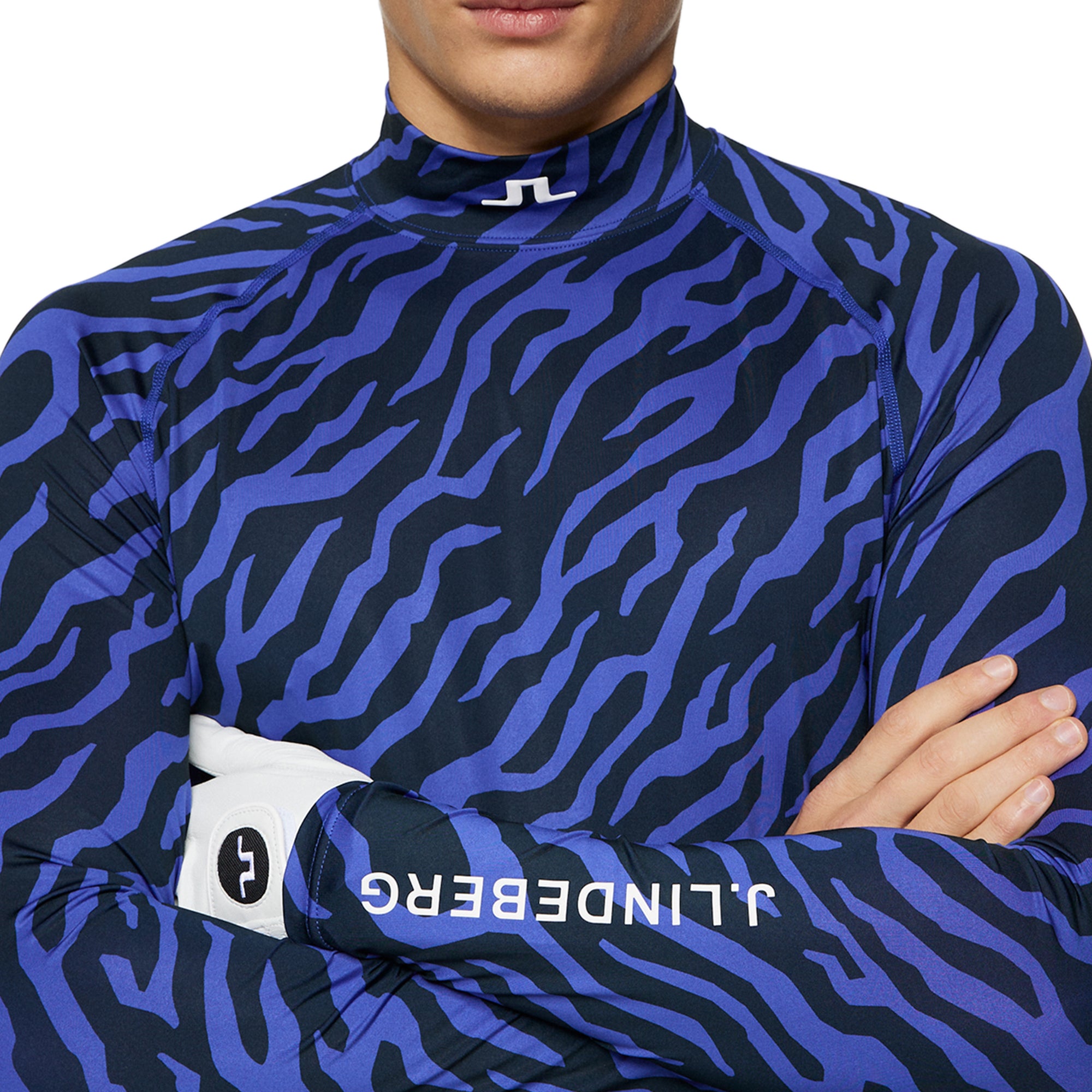 J.Lindeberg Golf Ello Print Compression Baselayer SS25 - Tour Tiger ...