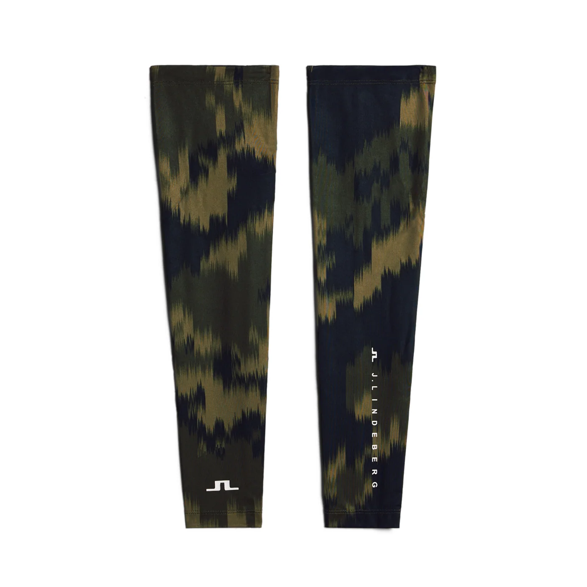 J.Lindeberg Golf Enzo Print Soft Compression Sleeve FW25 - Warp Forest ...
