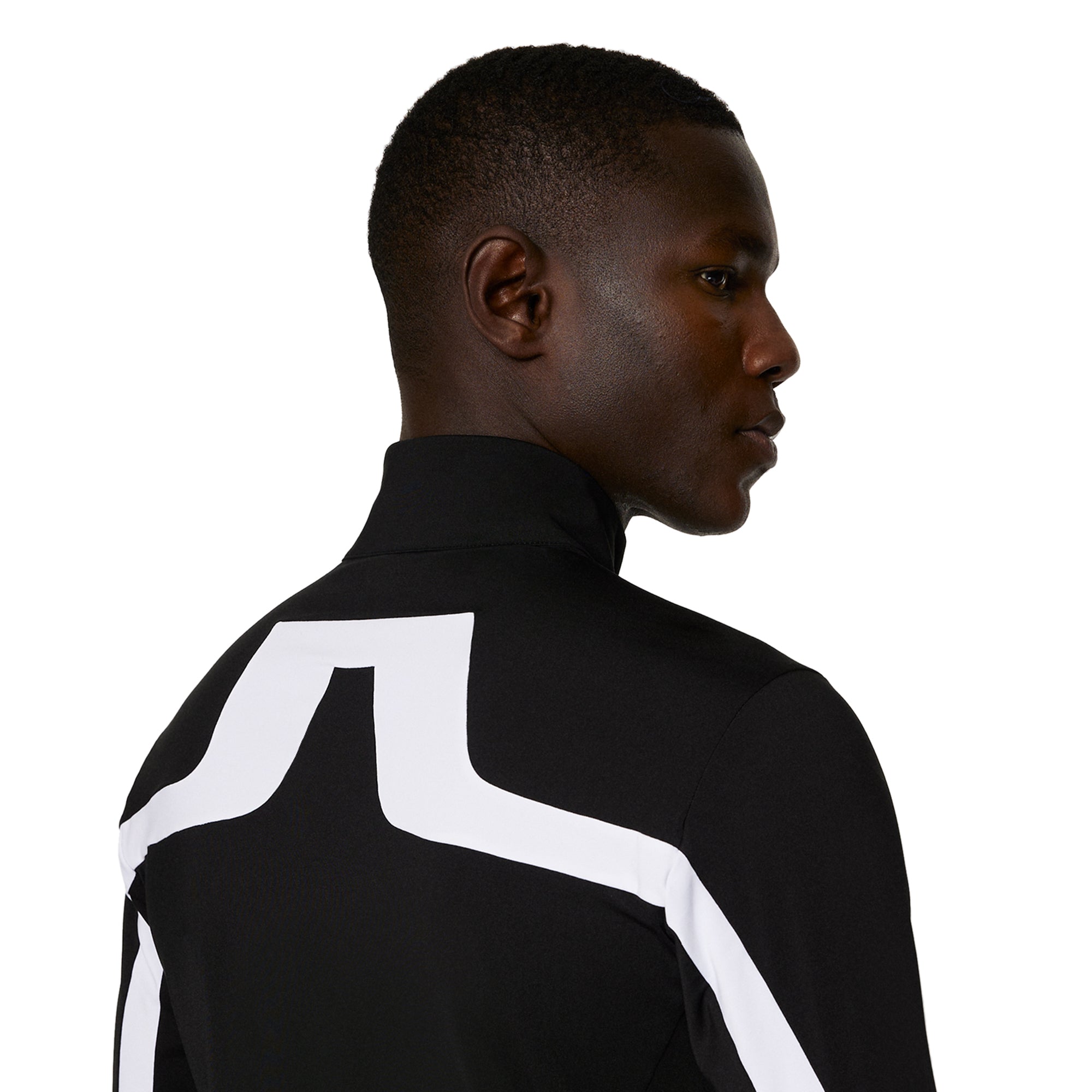 J.Lindeberg Golf Jarvis Mid Layer Jacket - Black 9999 - GMJS03873-9999 ...