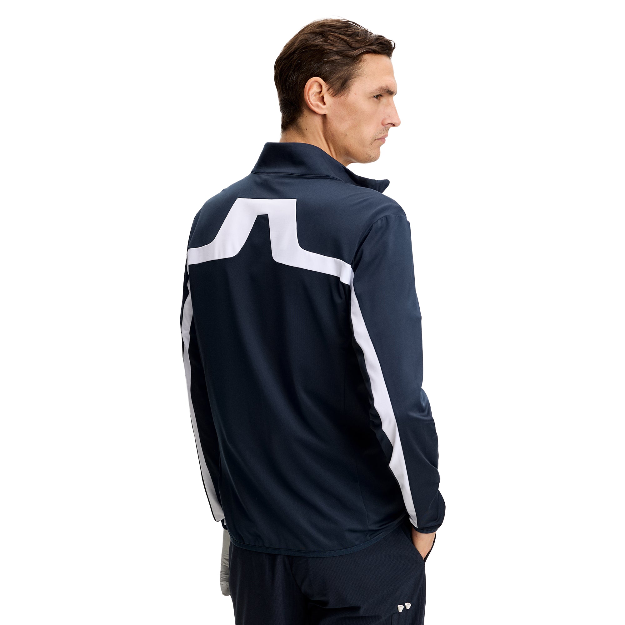 J.Lindeberg Golf Jarvis Mid Layer Jacket - JL Navy 6855 - GMJS16984 ...