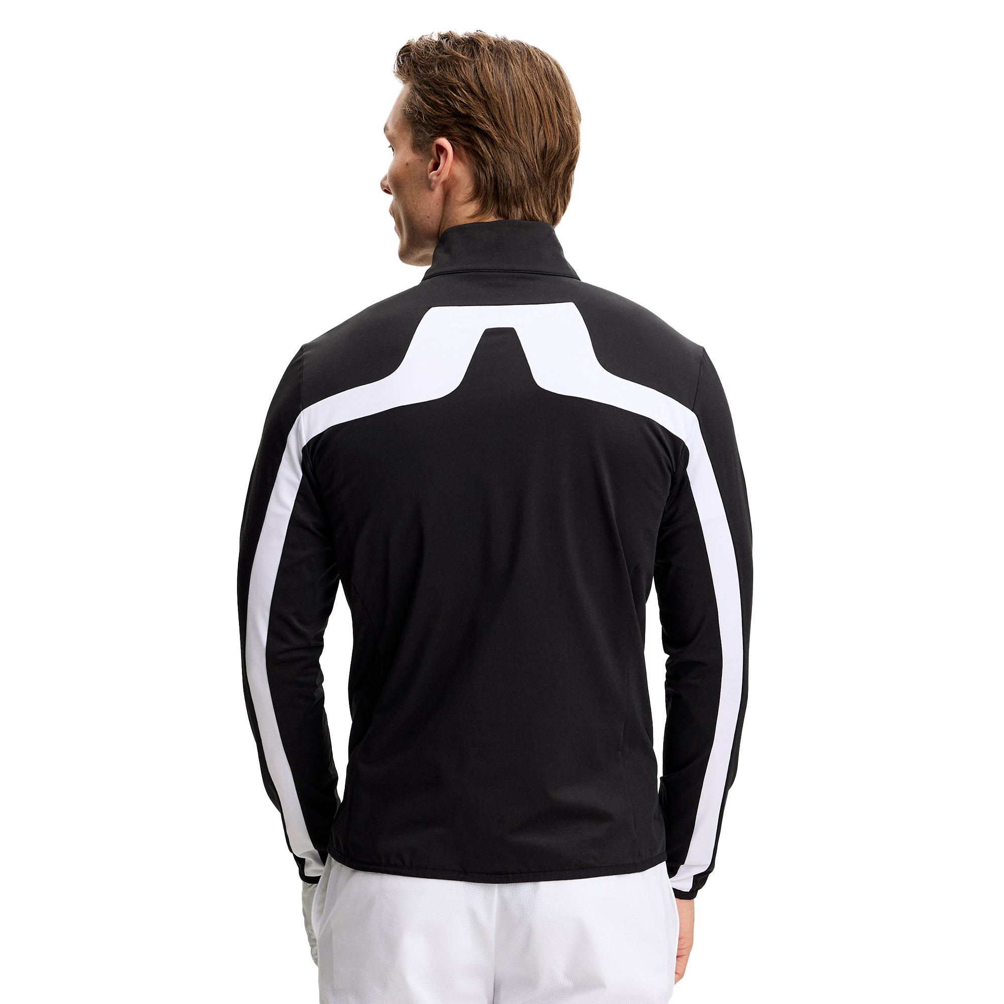 J.Lindeberg Golf Jarvis Mid Layer Jacket - Black 9999 - GMJS16984-9999 ...