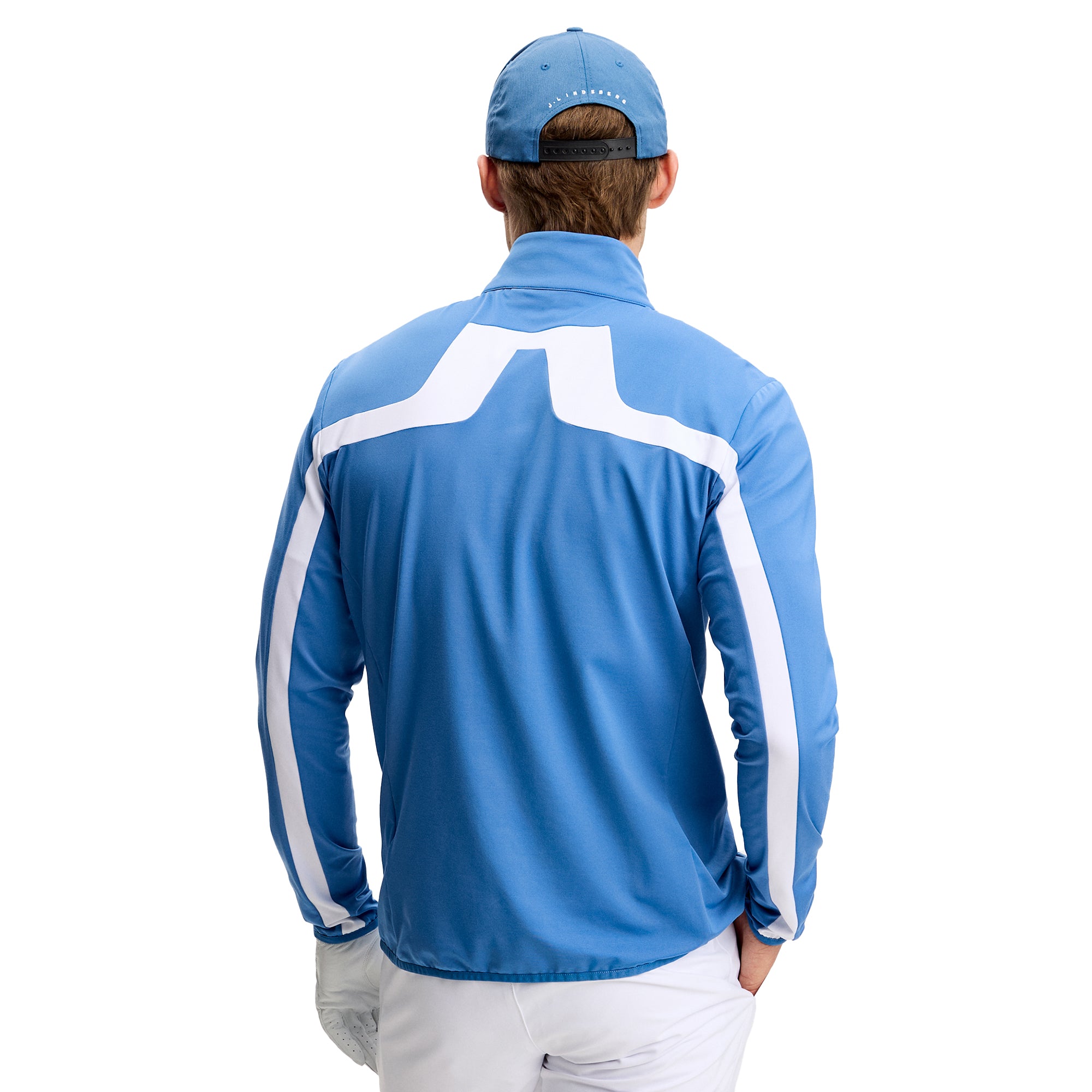 J.Lindeberg Golf Jarvis Mid Layer Jacket SS26 - Federal Blue O228 ...
