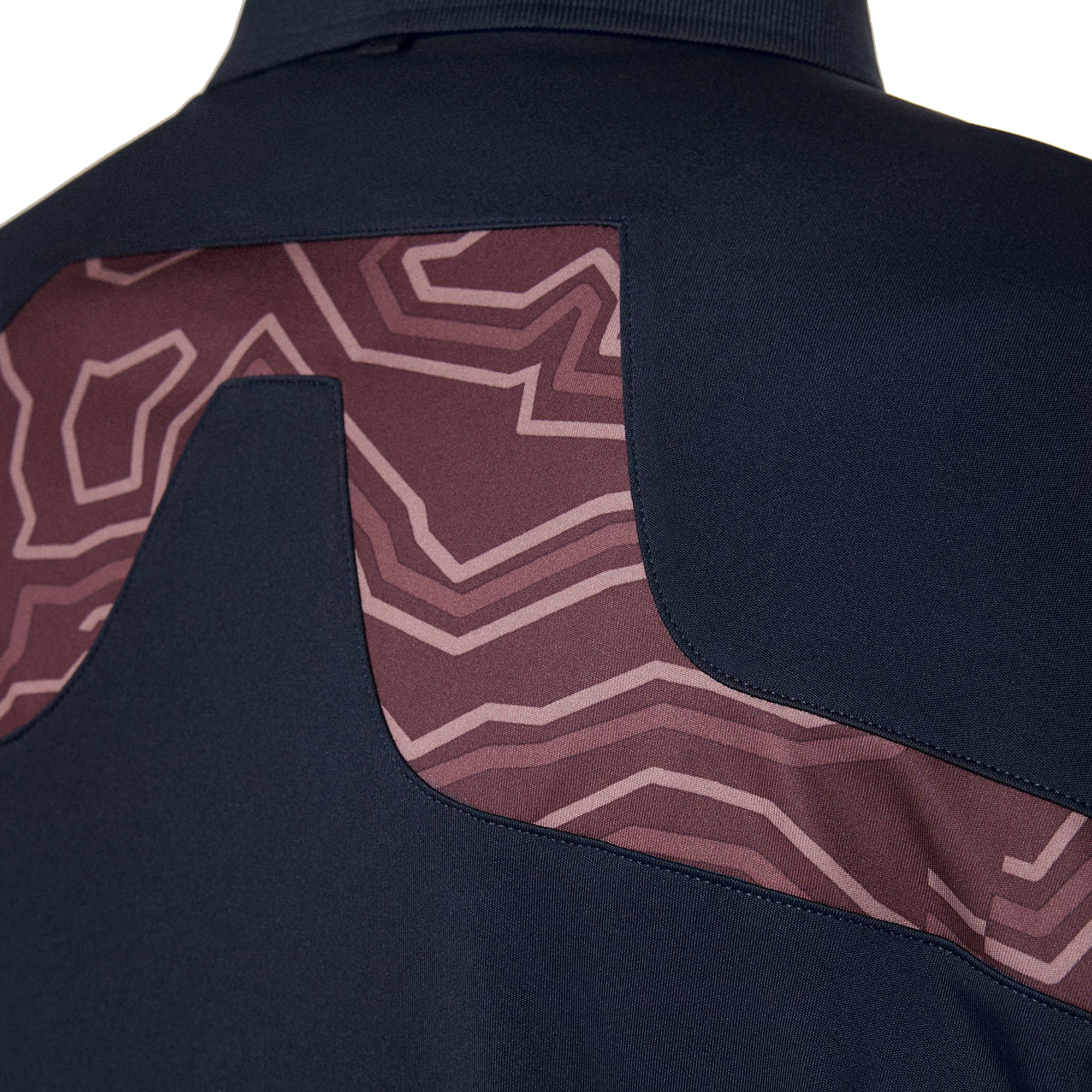 J.Lindeberg Golf KV Print Polo Shirt FW25 - JL Navy 6855 - GMJT13351 ...