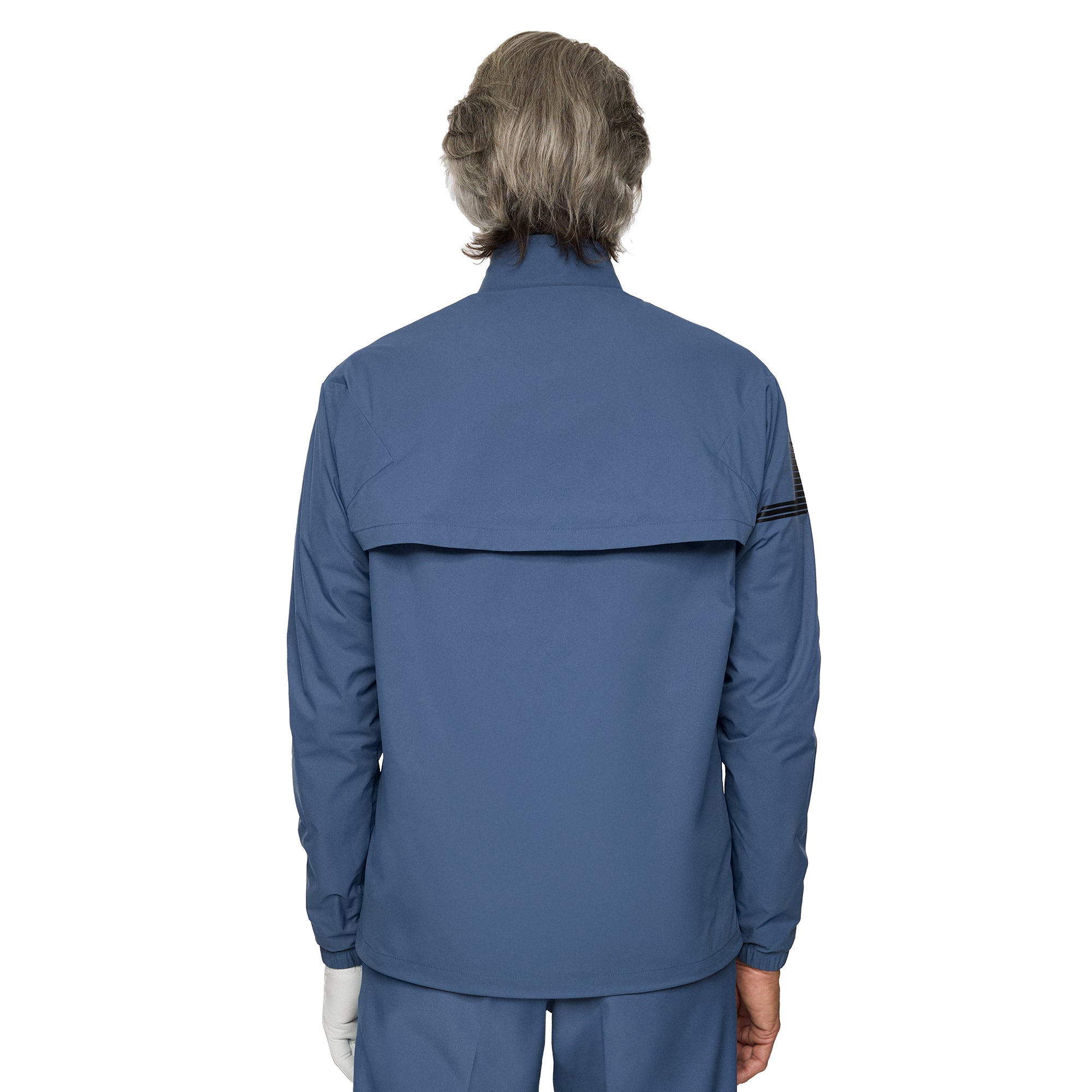 J.Lindeberg Golf Orson Wind Jacket FW25 - Vintage Indigo O319 ...