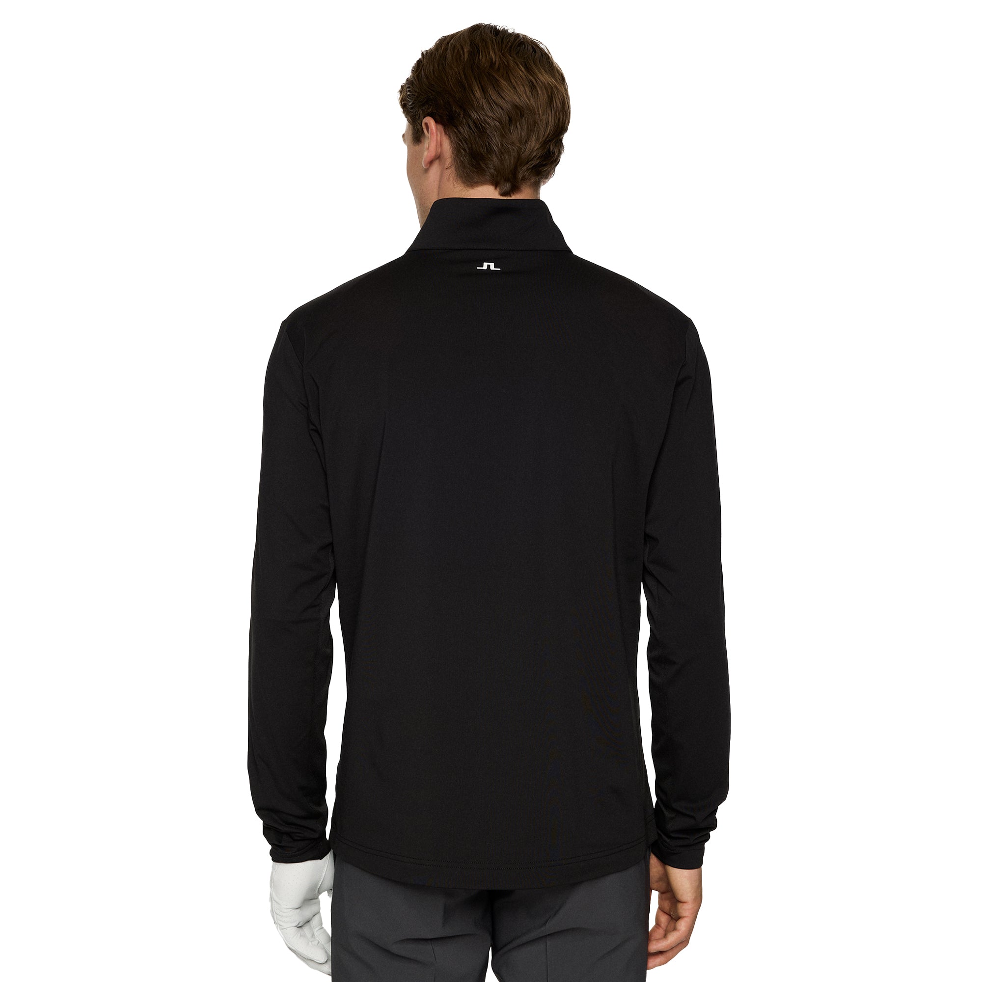 J.Lindeberg Golf Tour Tech Mid Layer FW25 - Black 9999 - GMJS14361-9999 ...