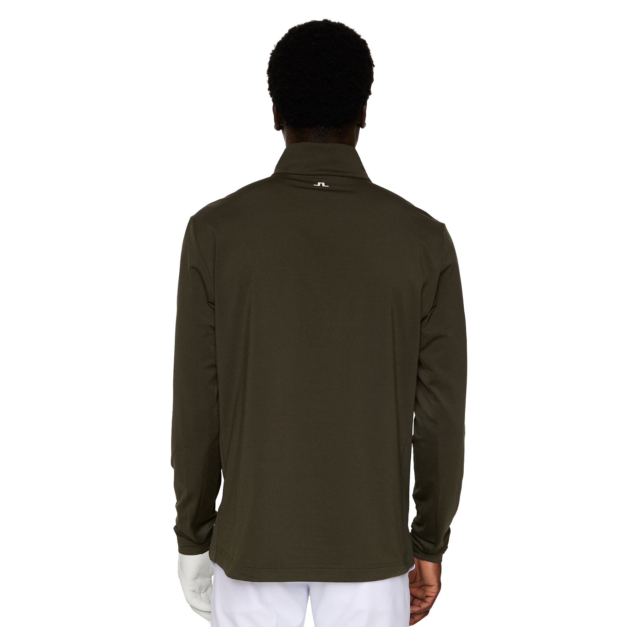 J.Lindeberg Golf Tour Tech Mid Layer FW25 - Forest Green M354 ...