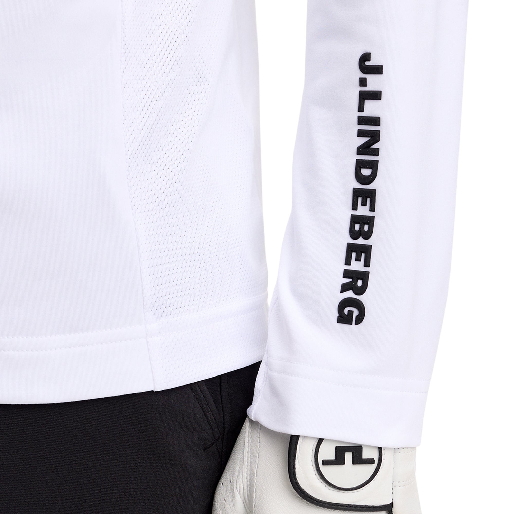 J.Lindeberg Golf Tour Tech Mid Layer SS26 - White 0000 - GMJS14695-0000 ...