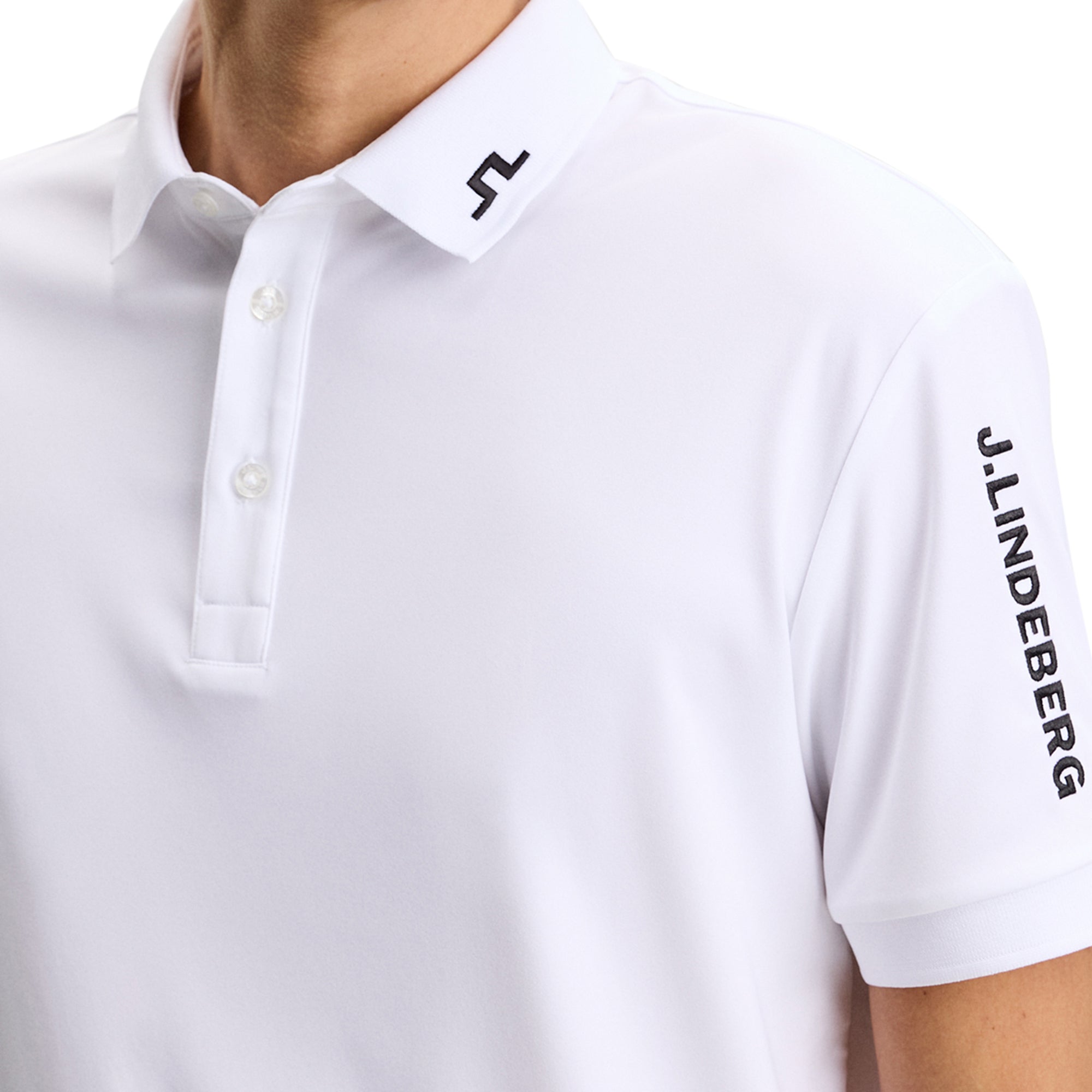 J.Lindeberg Golf Tour Tech Polo Shirt NOOS - White 0000 - GMJT16988 ...