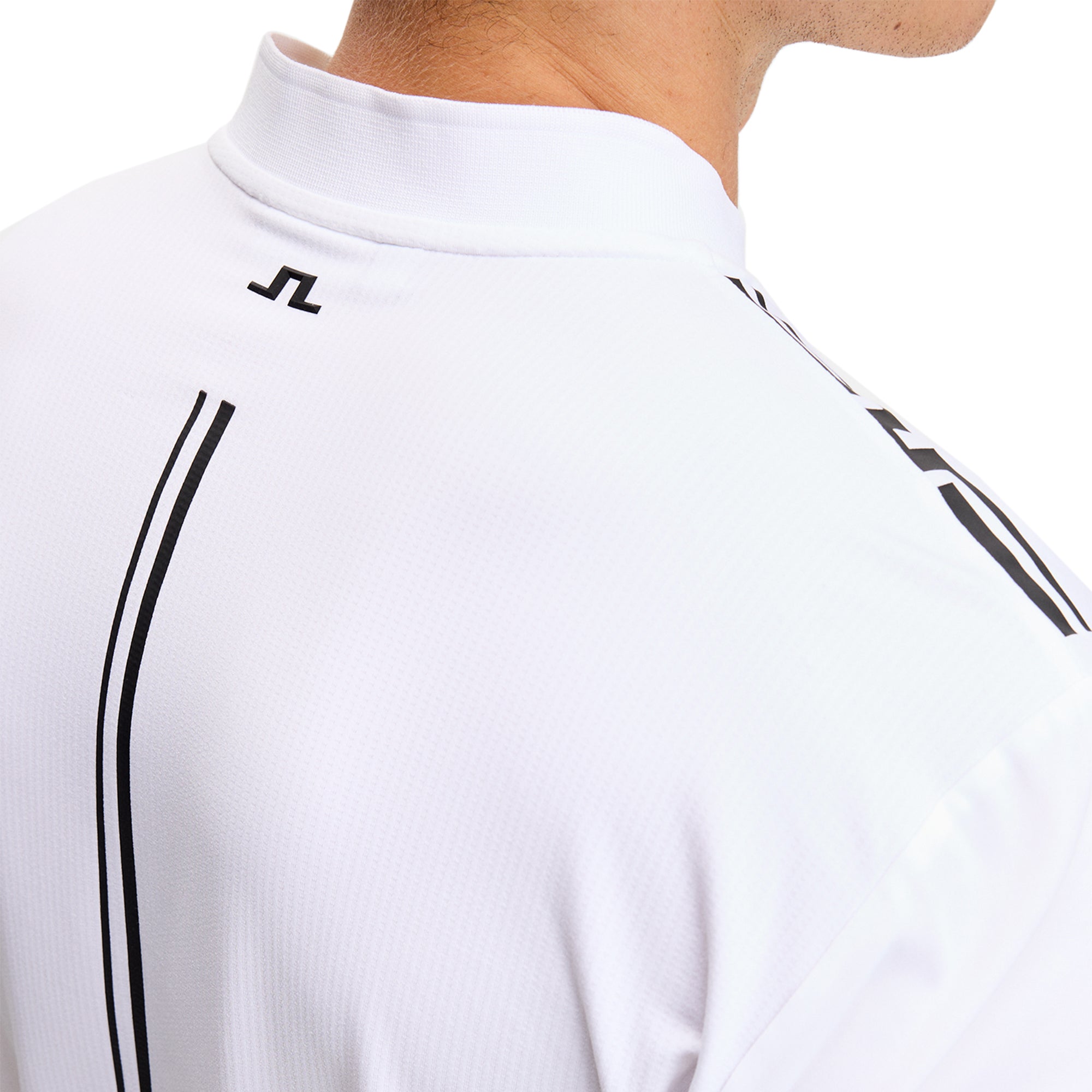 J.Lindeberg Josh Polo Shirt SS26 - White 0000 - RMJT15017-0000 - Function18