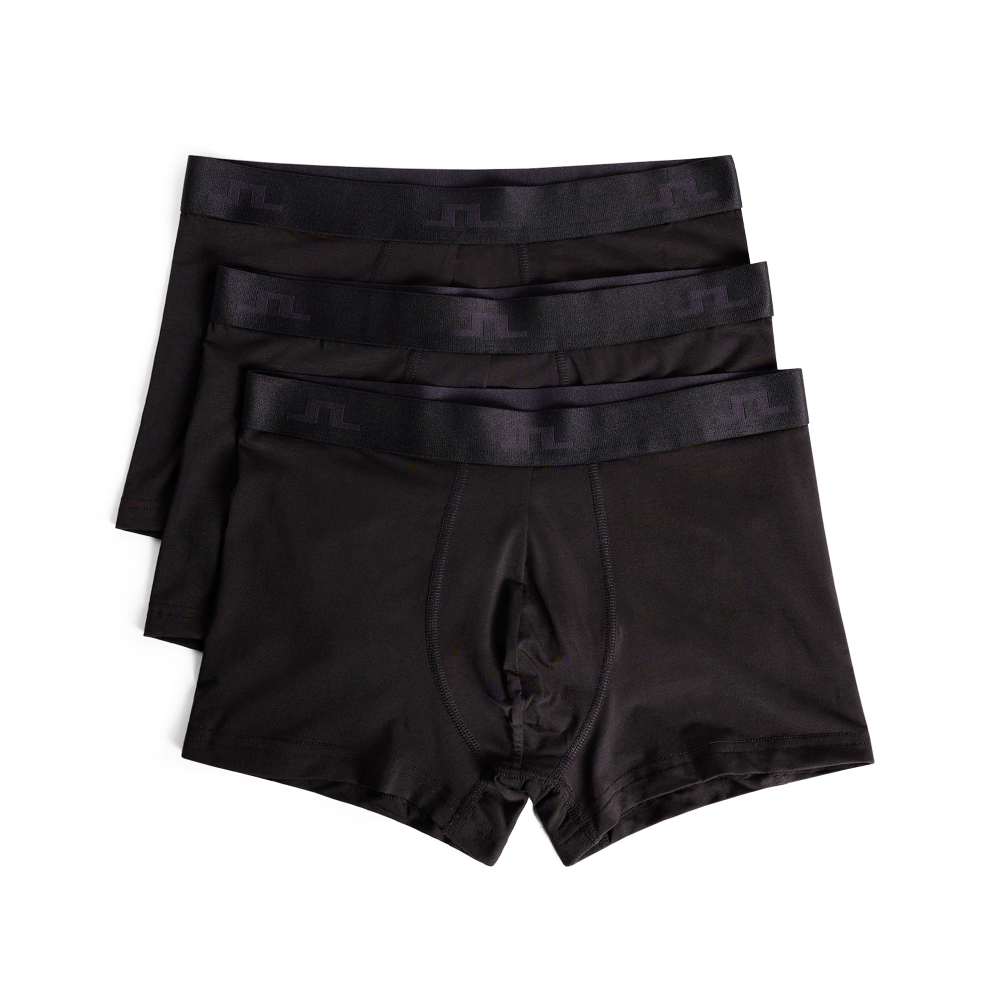 J.Lindeberg Seasonal Bridge Boxer 3-Pack PS26 - Black 9999 - FMAC15286 ...