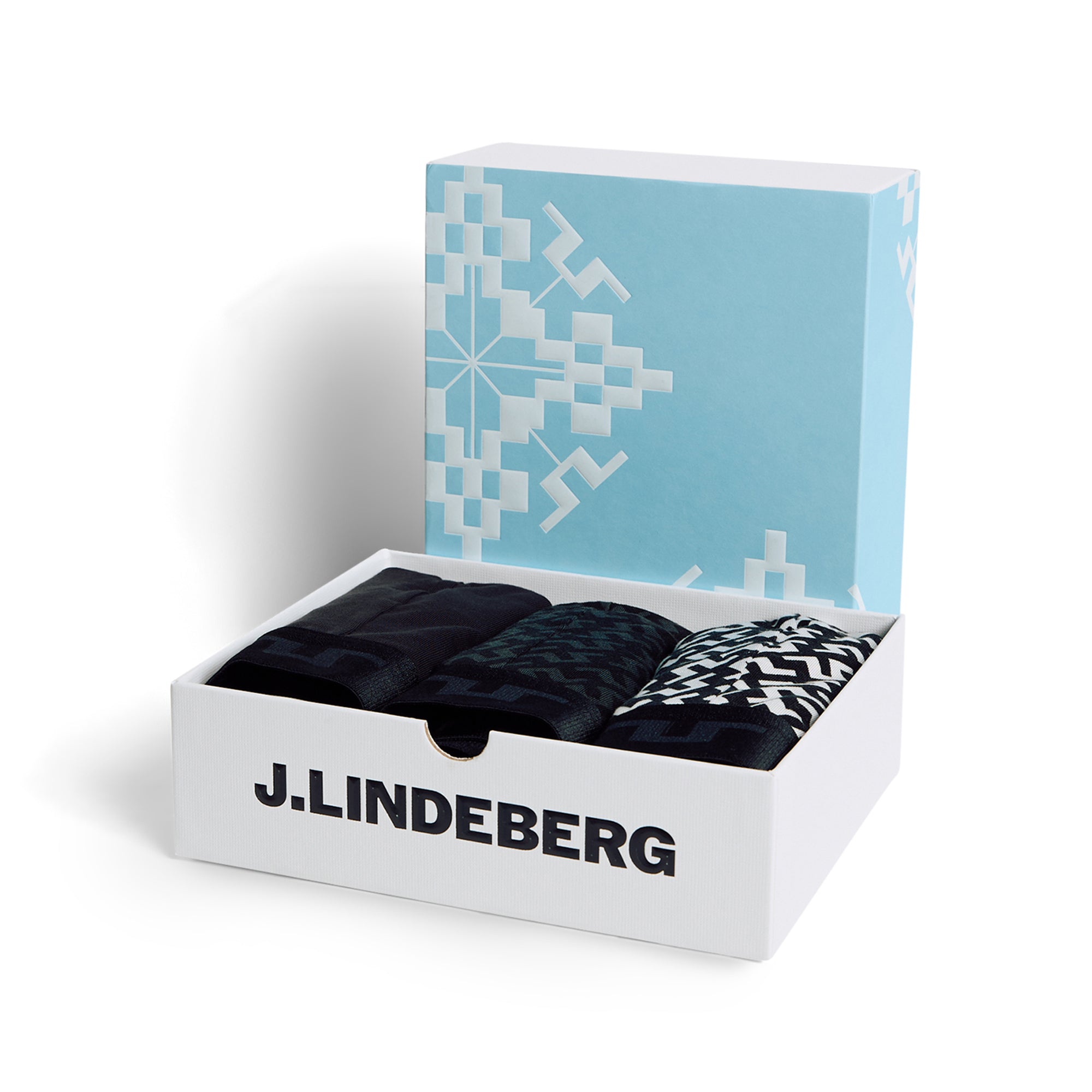 J.Lindeberg Seasonal Bridge Boxer 3-Pack PS26 - Multicolour Black W079 - FMAC15286-W079 - Function18