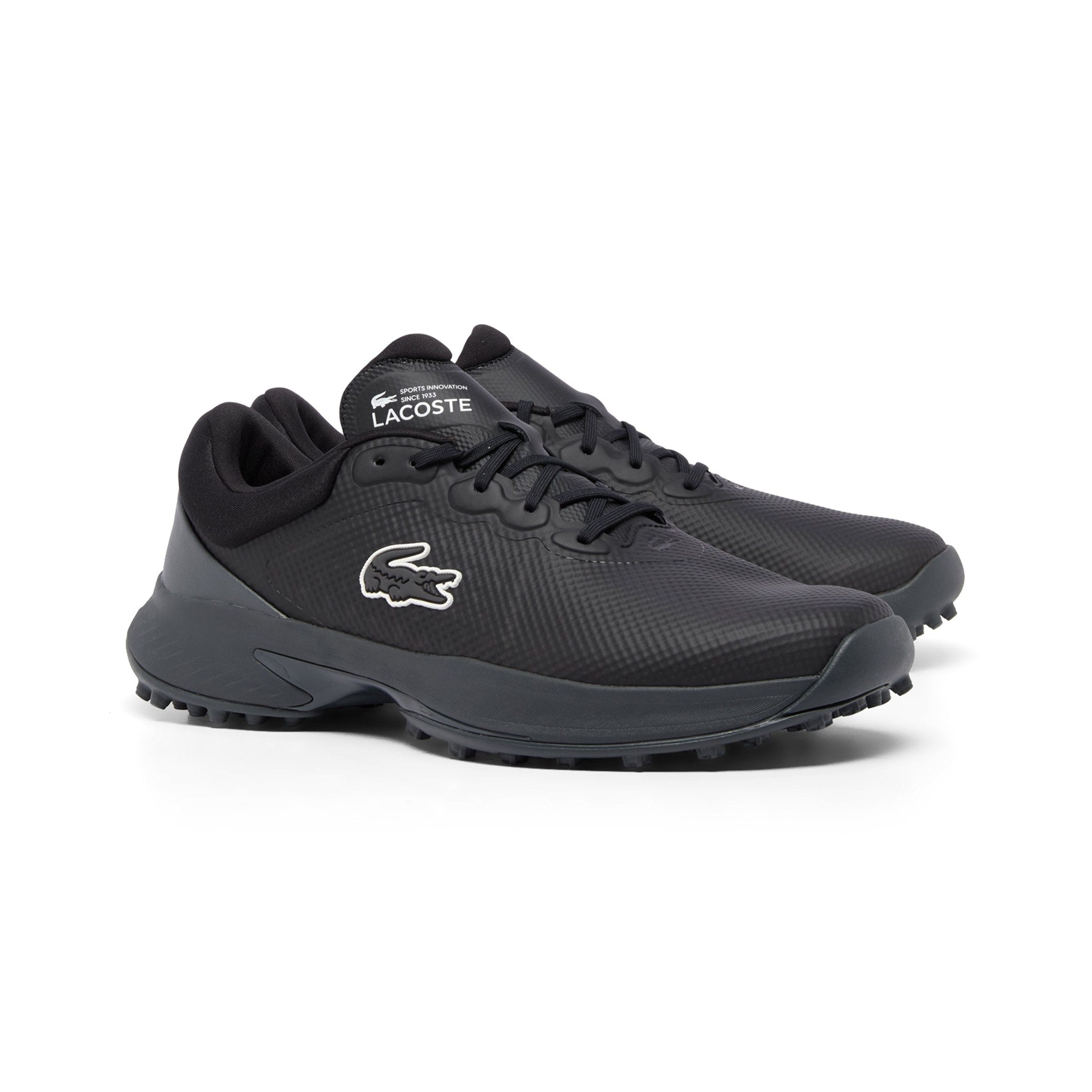Lacoste Golf Point Shoes 48SMA0090 Black Dark Grey 237 & Function18