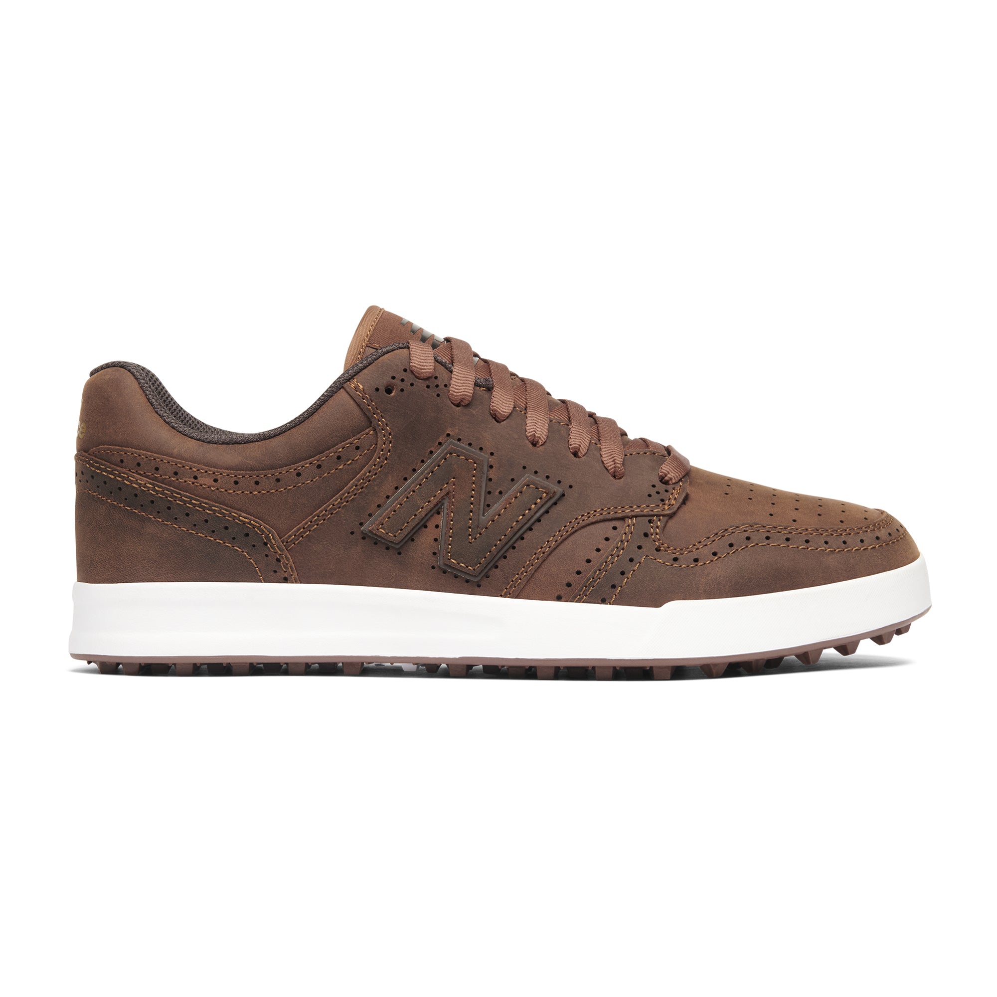 New Balance 480 SL Golf Shoes - Brown Leather - MG480BR - Function18 ...