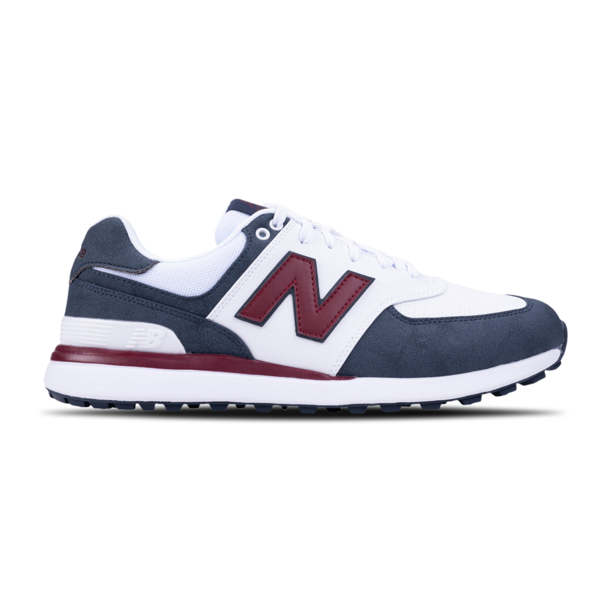 New Balance 574 Greens v2 Golf Shoes - Navy Blue/White/Red - MG574BWR ...