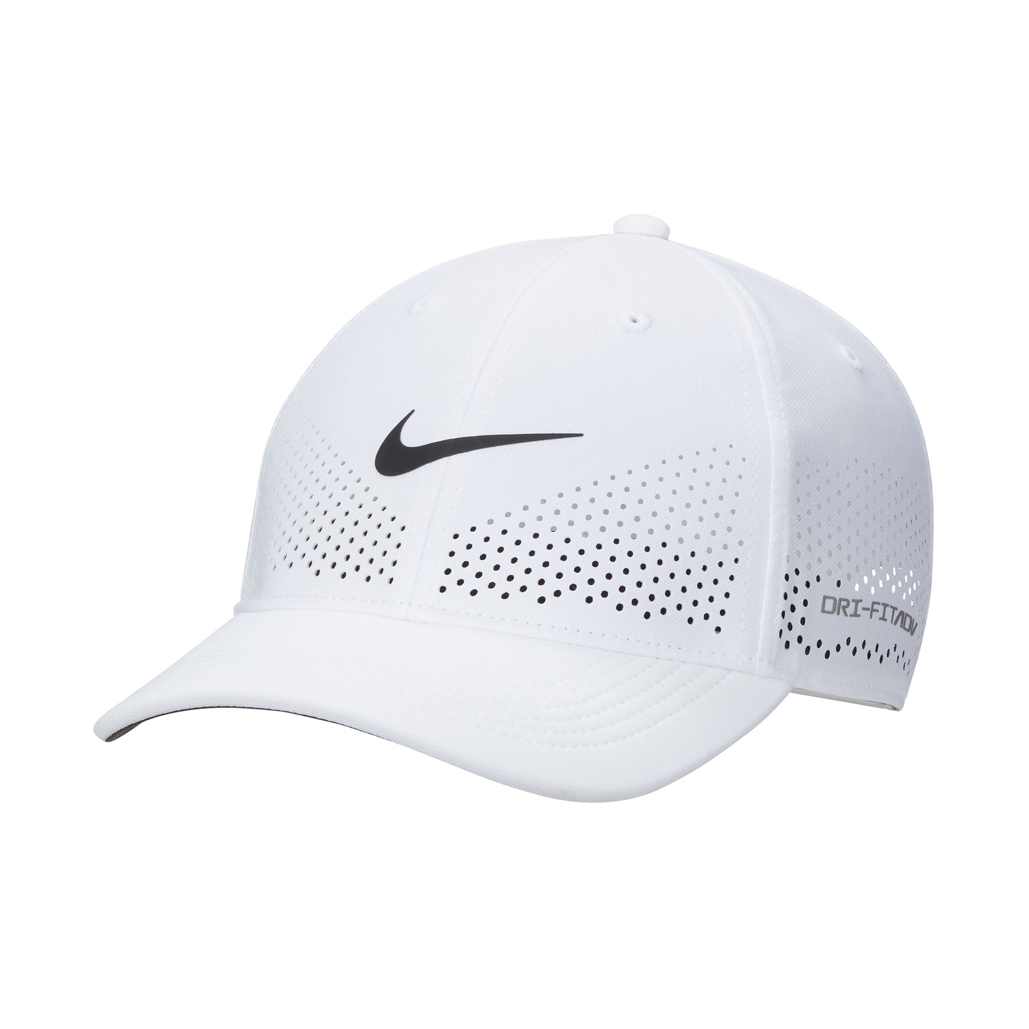 Nike Golf Dri-Fit ADV Club Cap - White/Black 100 - FB5636-100 - Function18