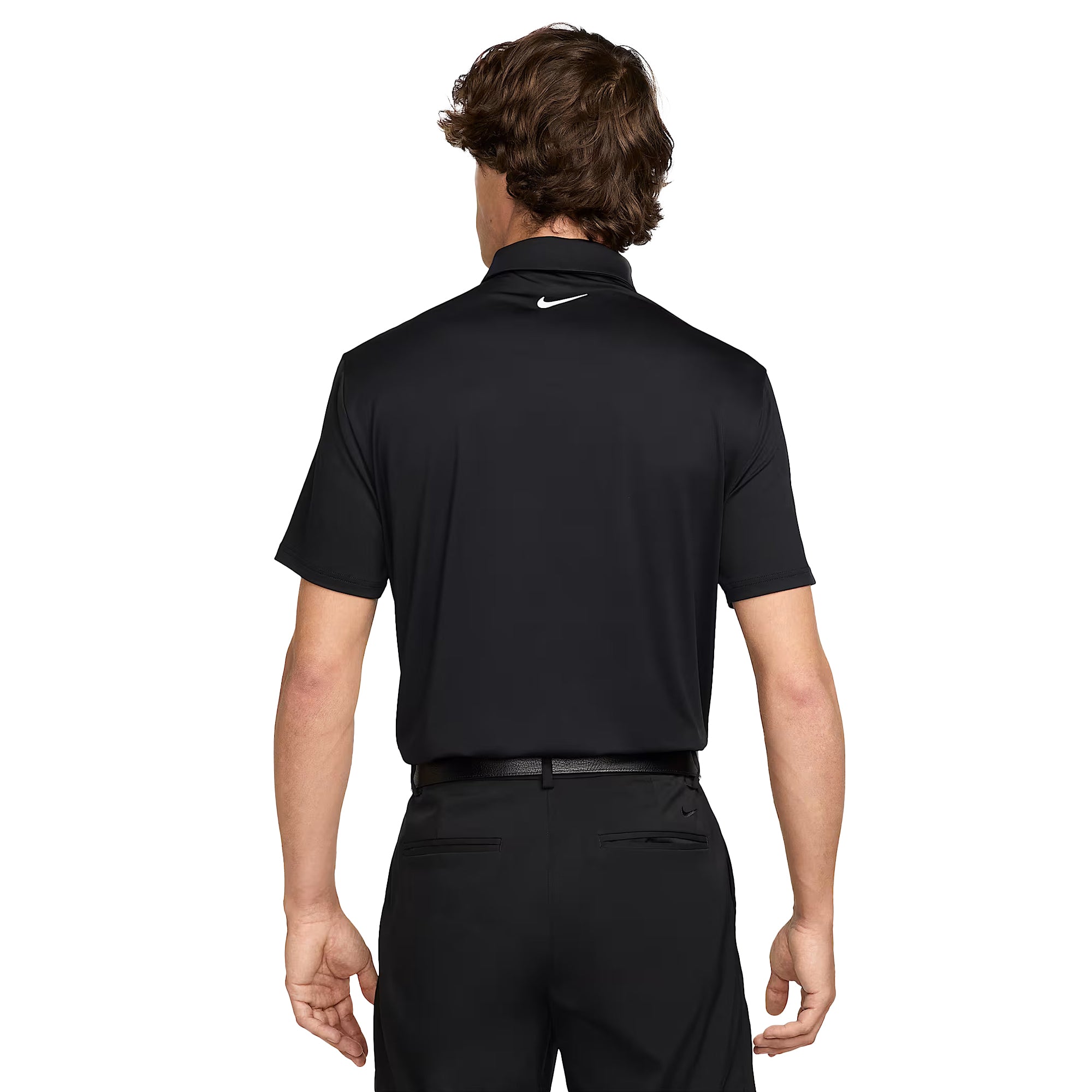Nike Golf Dri-Fit Tour Solid Shirt - Black 010 - FZ7481-010 ...