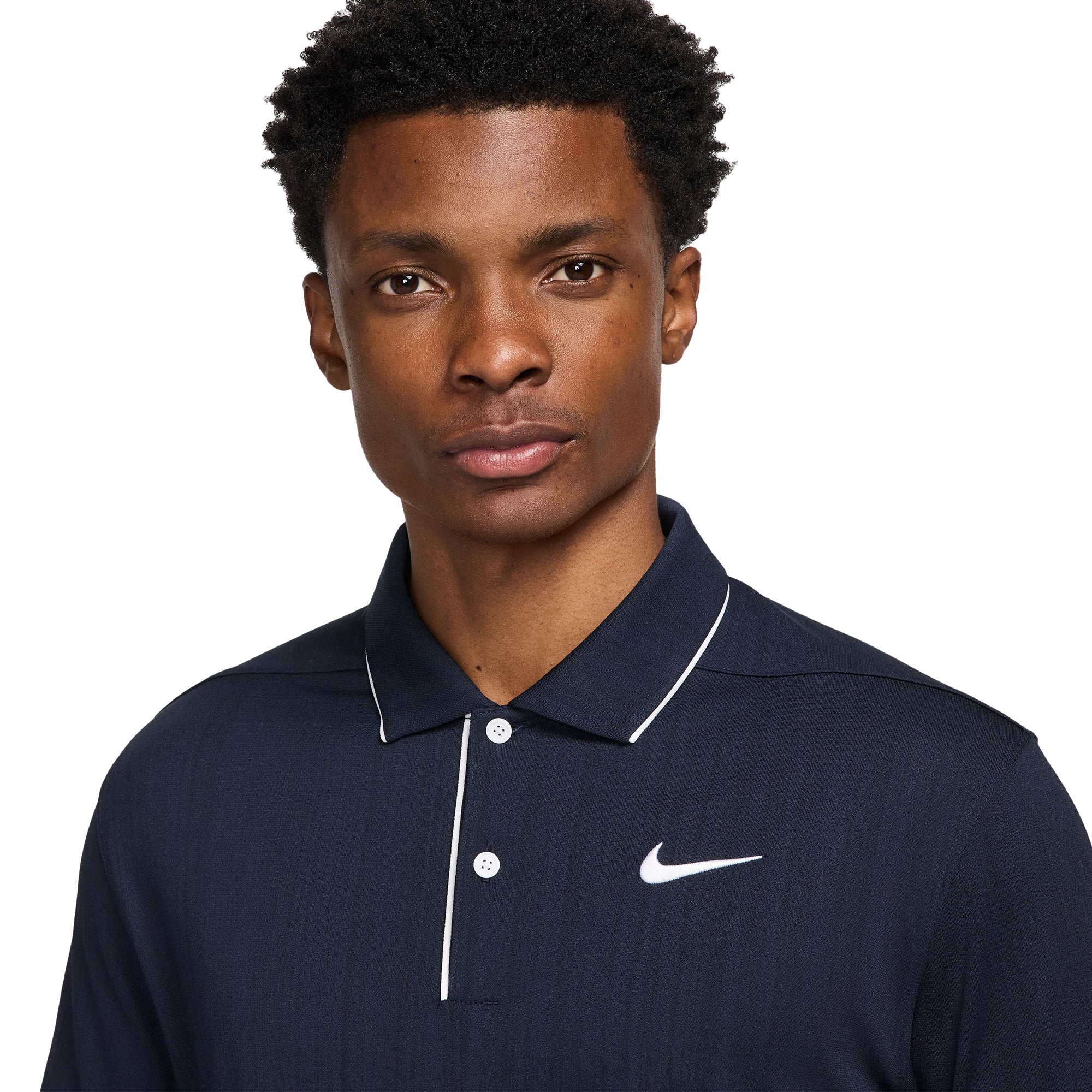 Nike Golf Dri-Fit Victory+ Heathered Shirt - Obsidian/White 451 ...