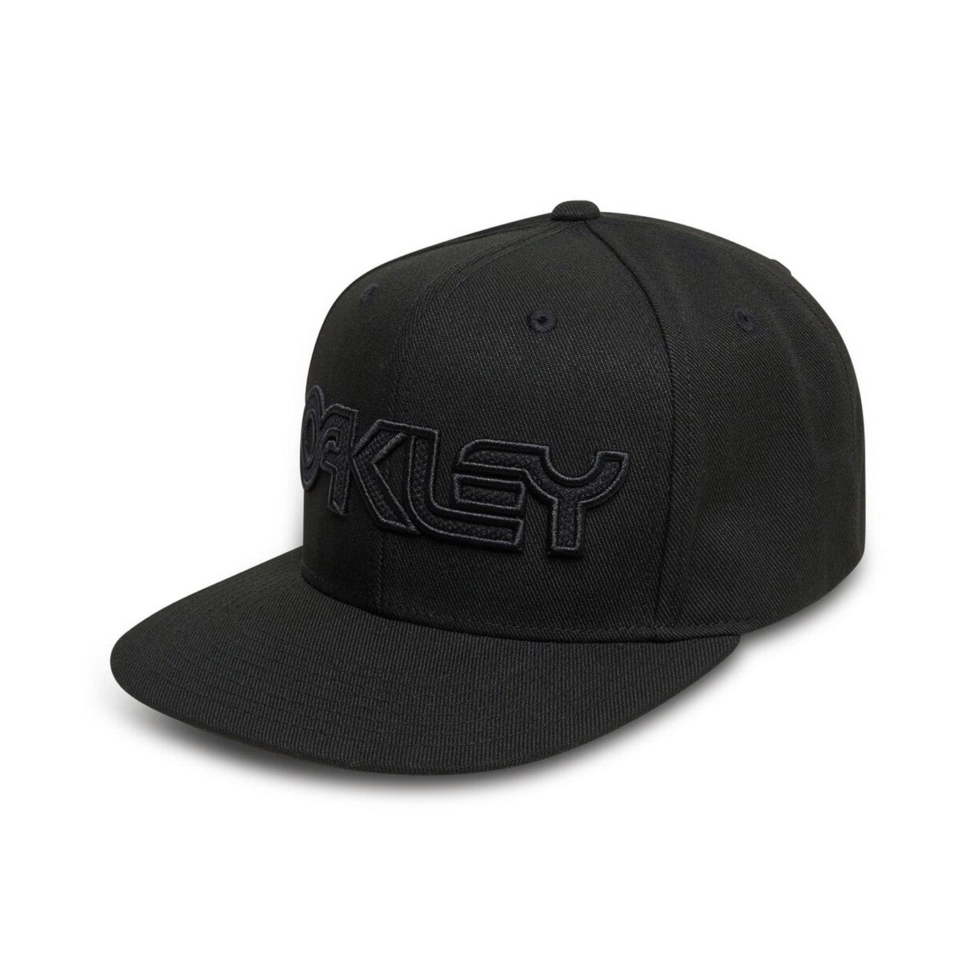 Oakley B1B Meshed Flat Bill Golf Cap - Blackout 02E - 901499-02E ...